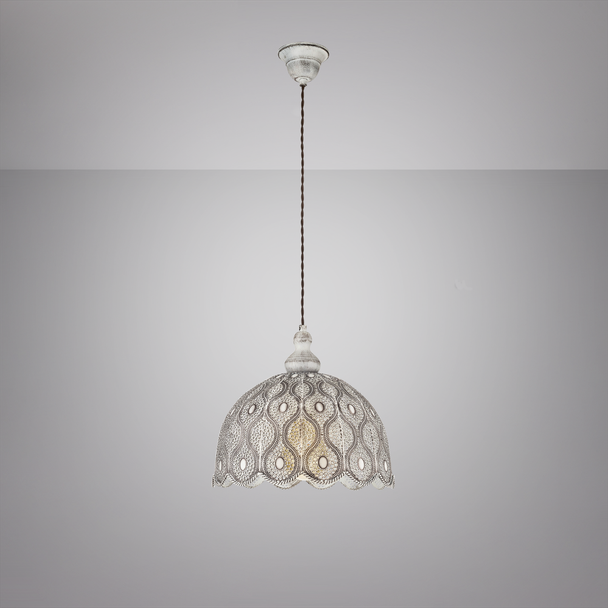 Lámpara de techo Talbot 1 luz E27 blanco 29 cm | Leroy Merlin