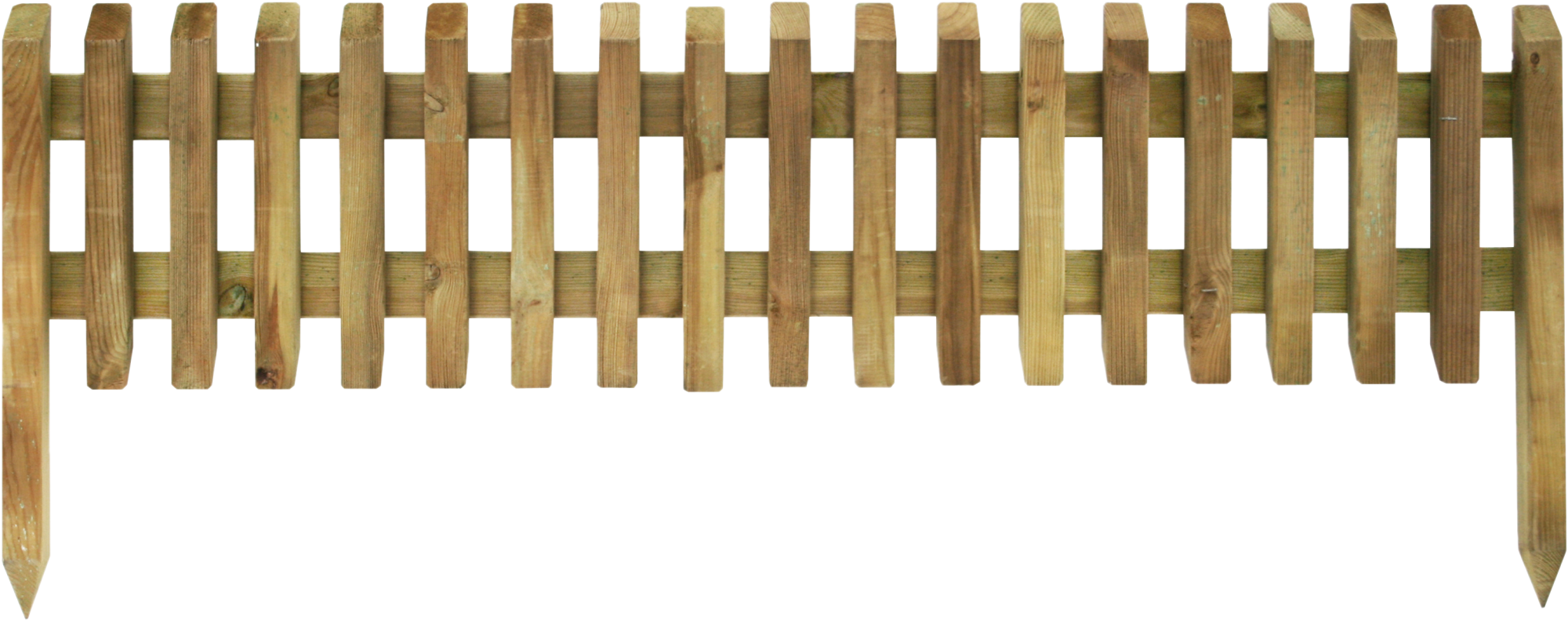 Bordura recta de madera Pika 28/45x112 cm 15 lamas | Leroy Merlin