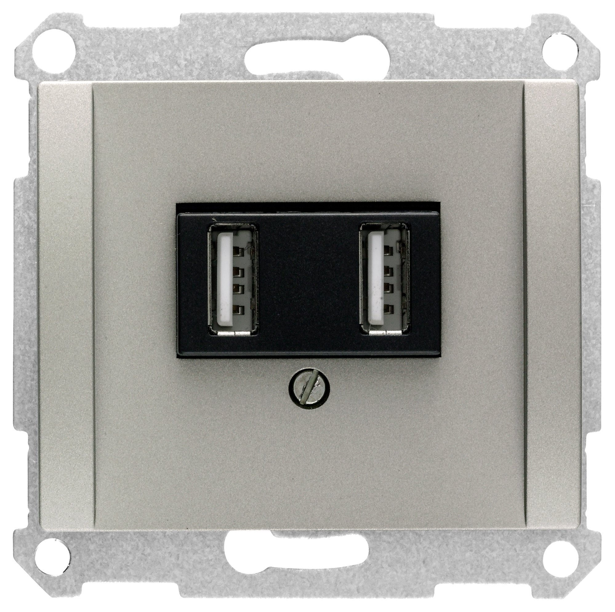 Toma de USB BJC Iris blanco | Leroy Merlin