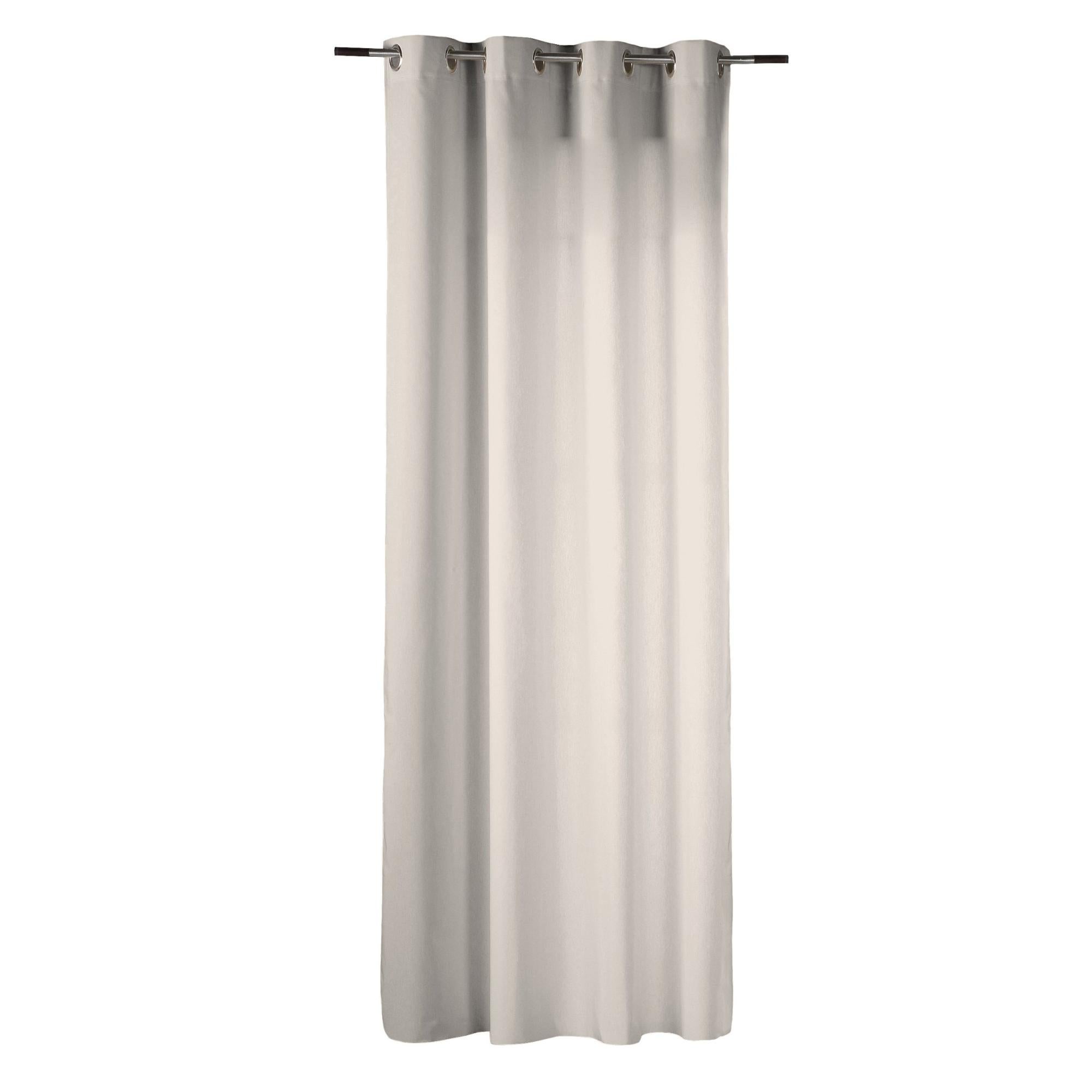 Visillo ollaos Ayden lino y poliéster INSPIRE liso beige lino de ...