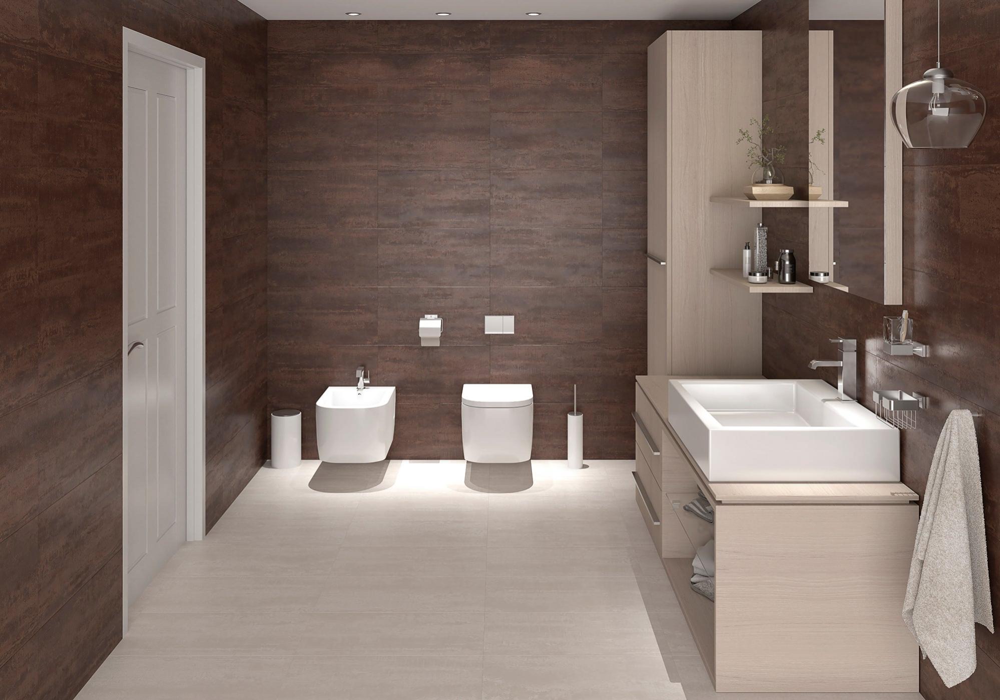 Suelo porcelánico ARTENS Jupiter 31.6x60.8 cm óxido interior | Leroy Merlin