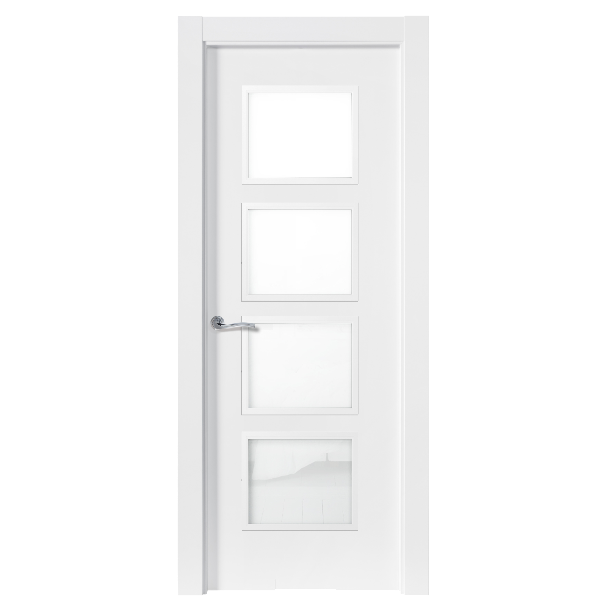 Puerta Lucerna Premium blanco de apertura derecha de 72.50 cm | Leroy ...