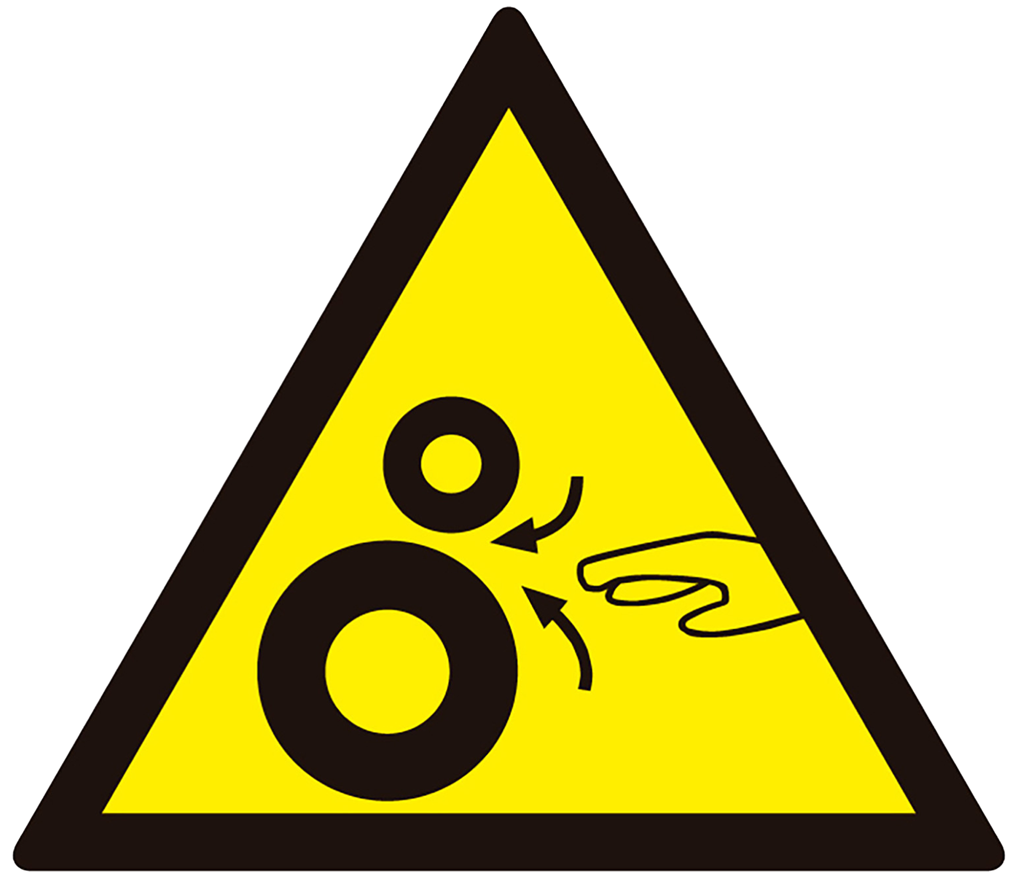 Cartel Riesgo Atrapamiento 17X15Cm | Leroy Merlin