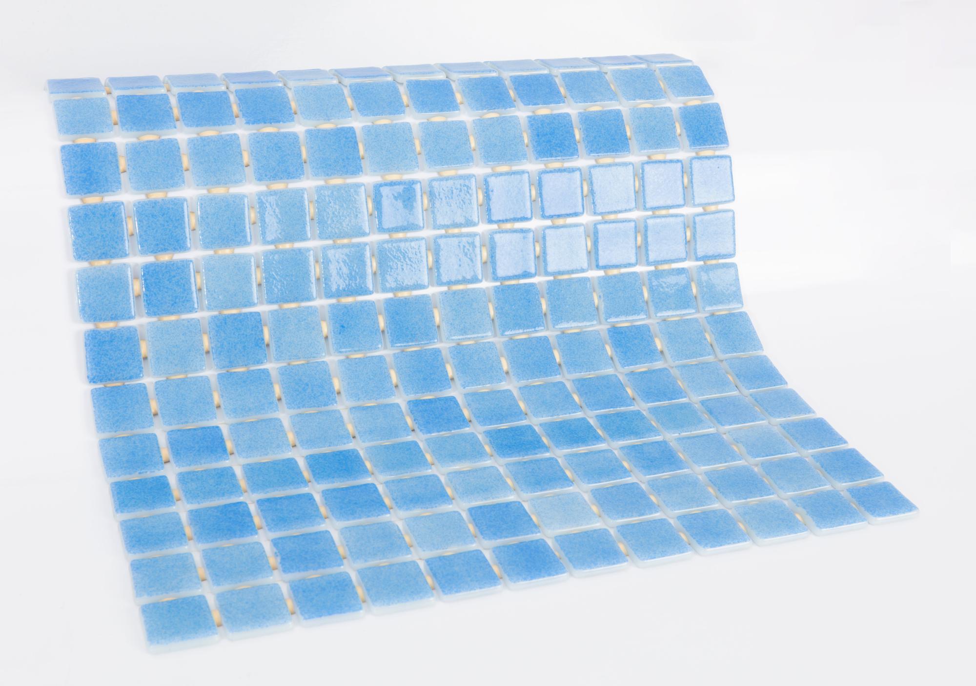 Gresite Aqua brillante 2.5x0.4 cm azul | Leroy Merlin