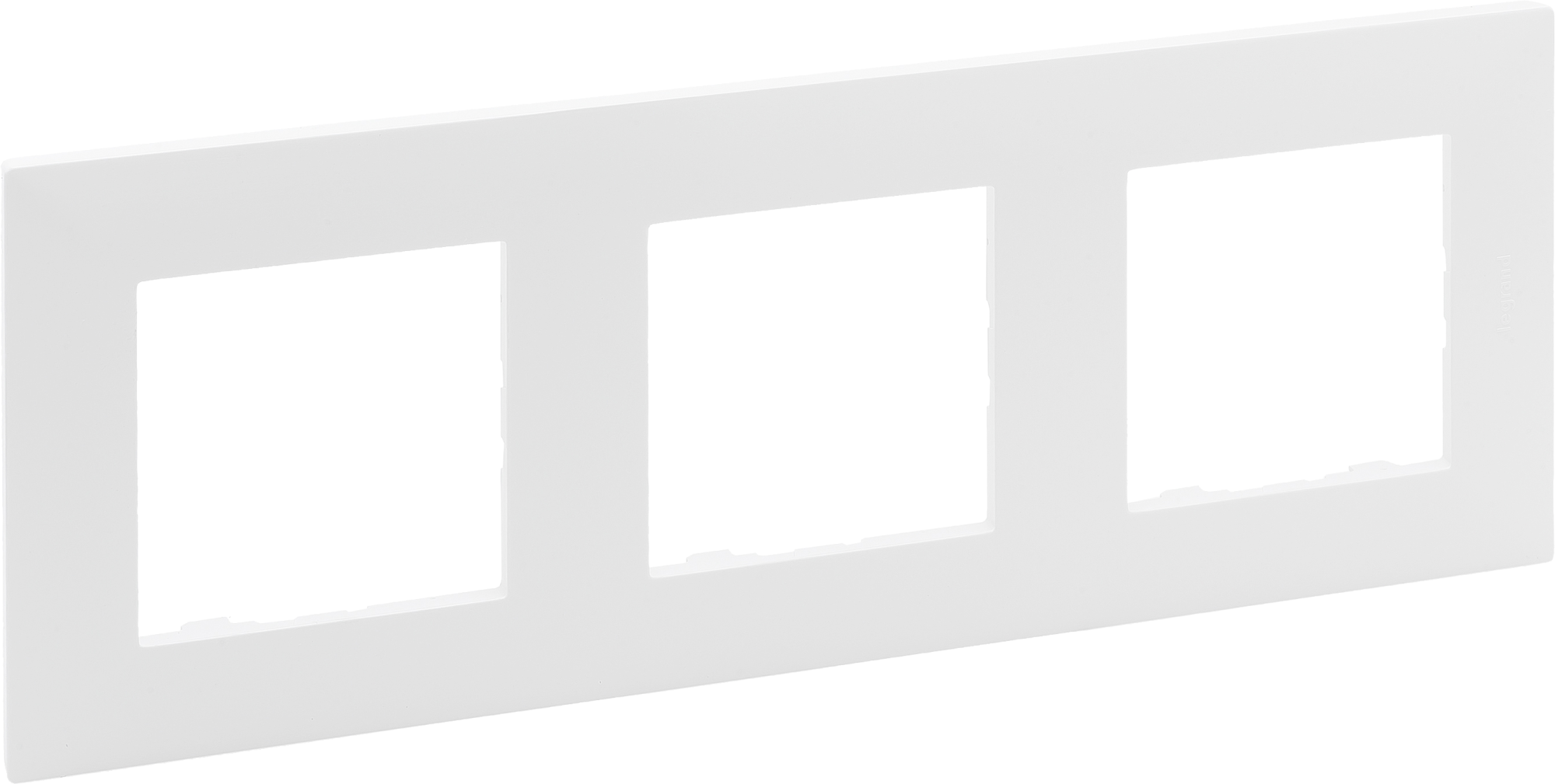 Marco triple LEGRAND Niloé Step blanco | Leroy Merlin