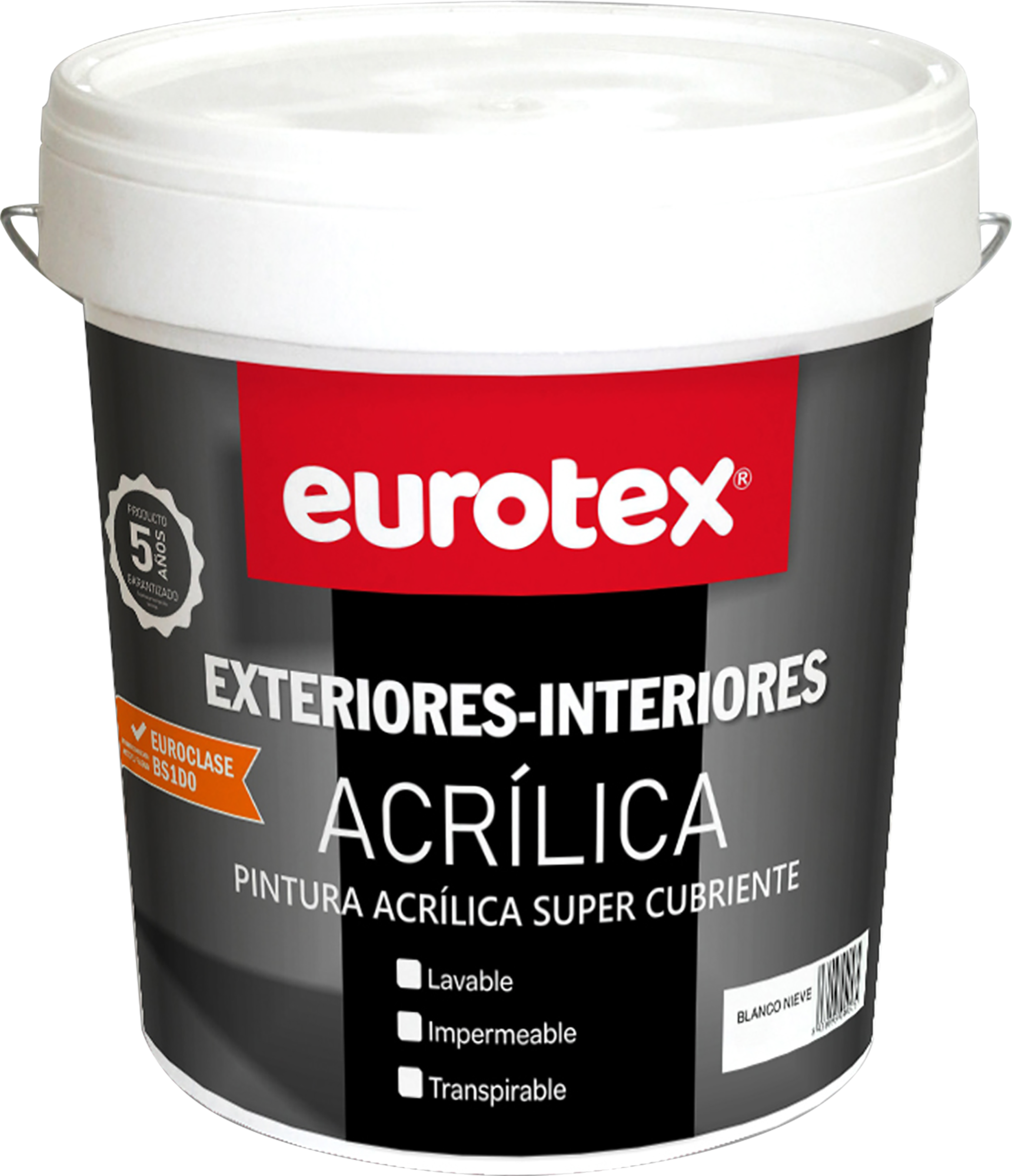 Pintura Exterior/Interior EUROTEX Acrílica blanco 4L | Leroy Merlin