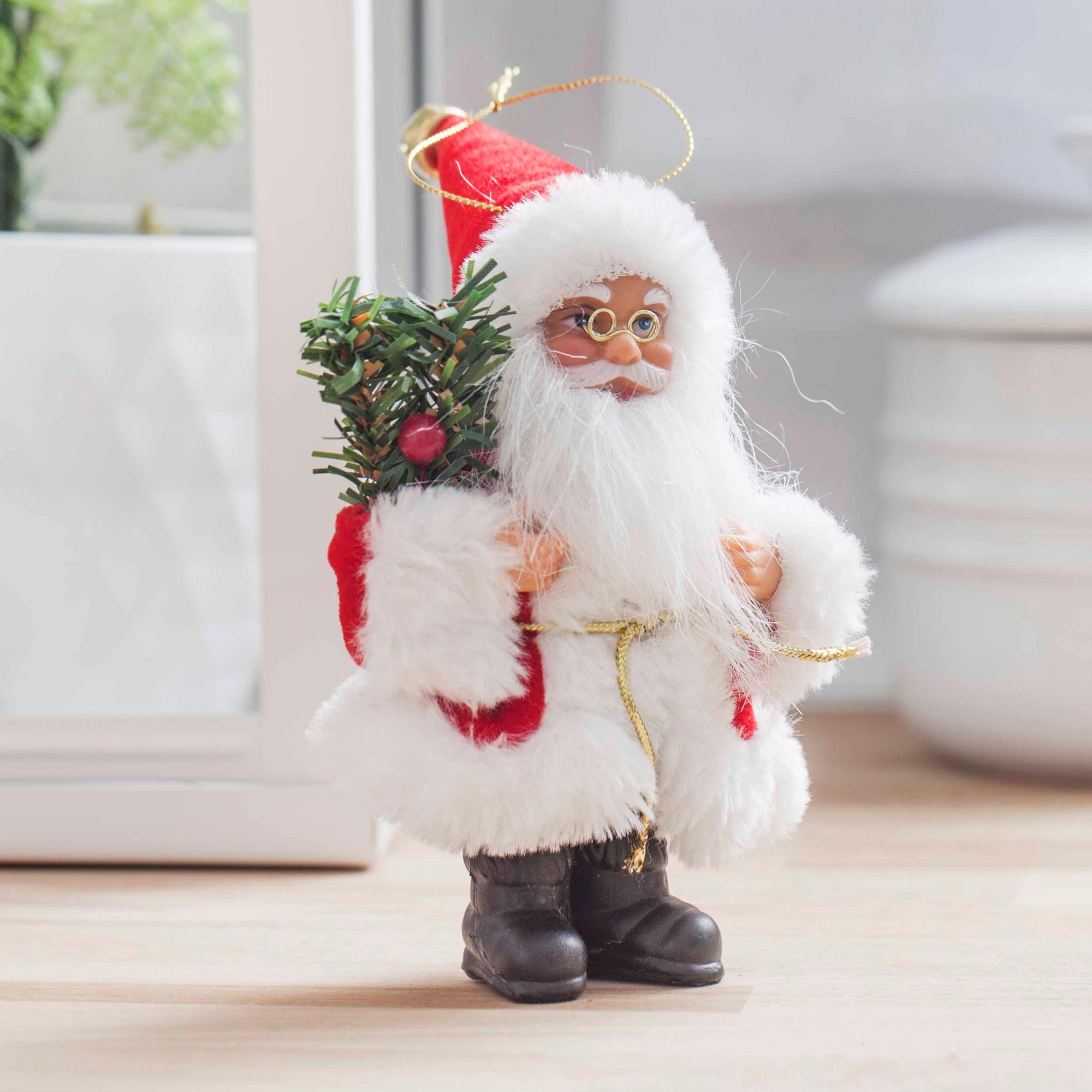 Figura de Navidad Santa Claus rojo 13 cm | Leroy Merlin