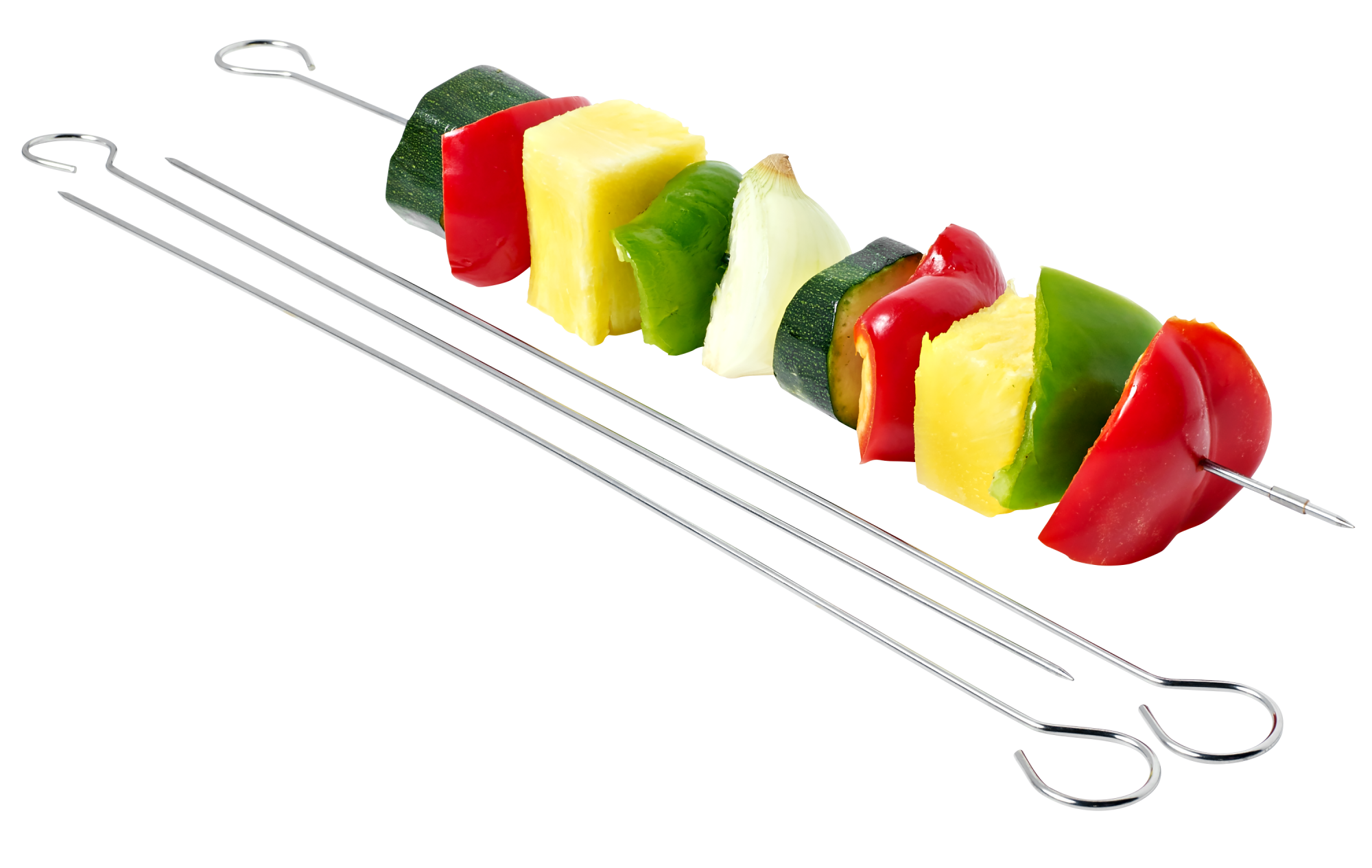 Set de 10 pinchos 40 cm NATERIAL de acero inoxidable | Leroy Merlin
