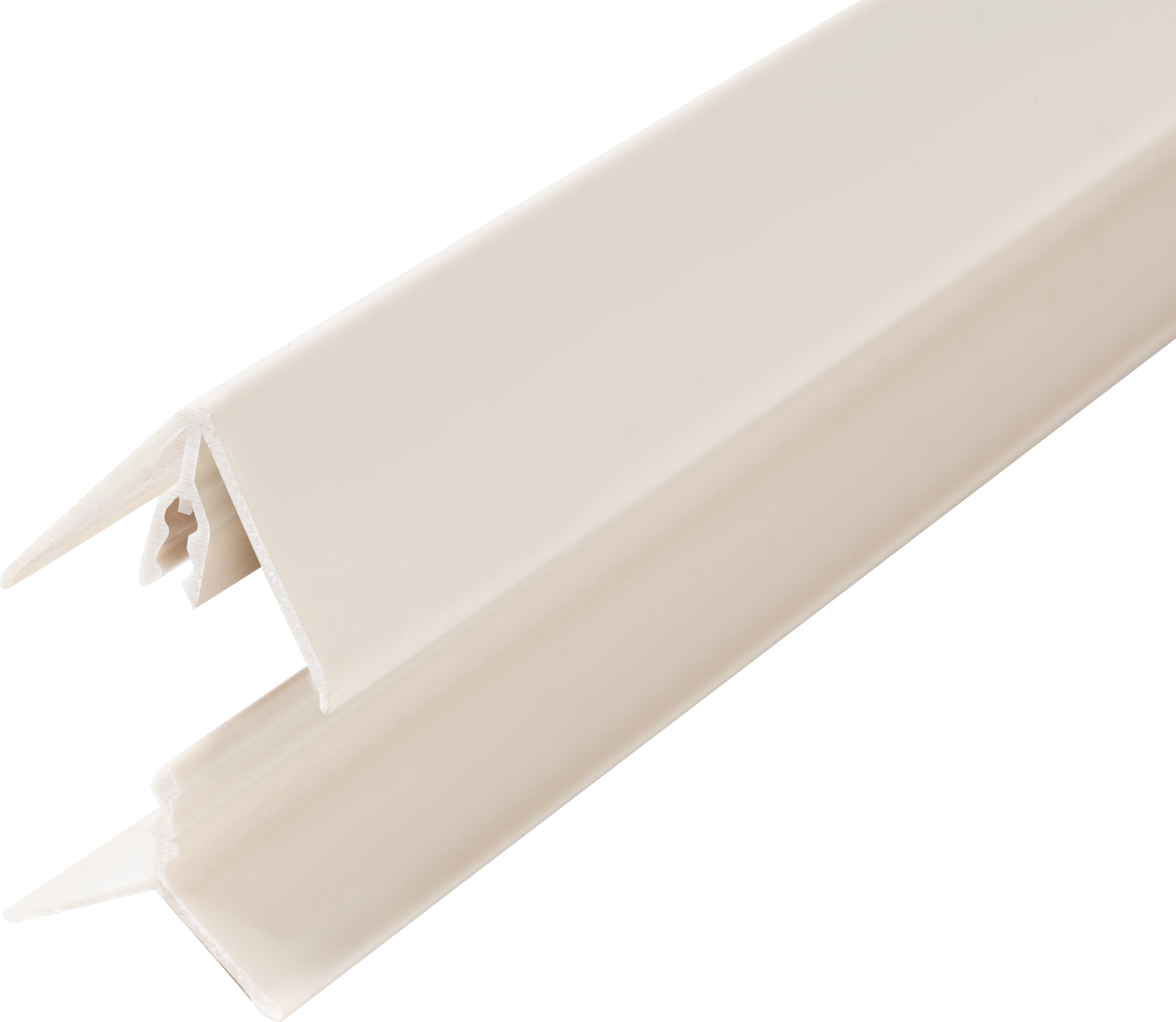 Perfil forma en U de pvc beige, Alt.2 x An.2 x L.260 cm | Leroy Merlin