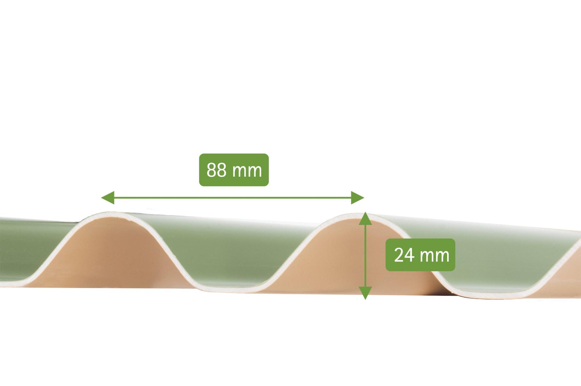Placa ECOLINA verde oliva 2000x1100 mm | Leroy Merlin