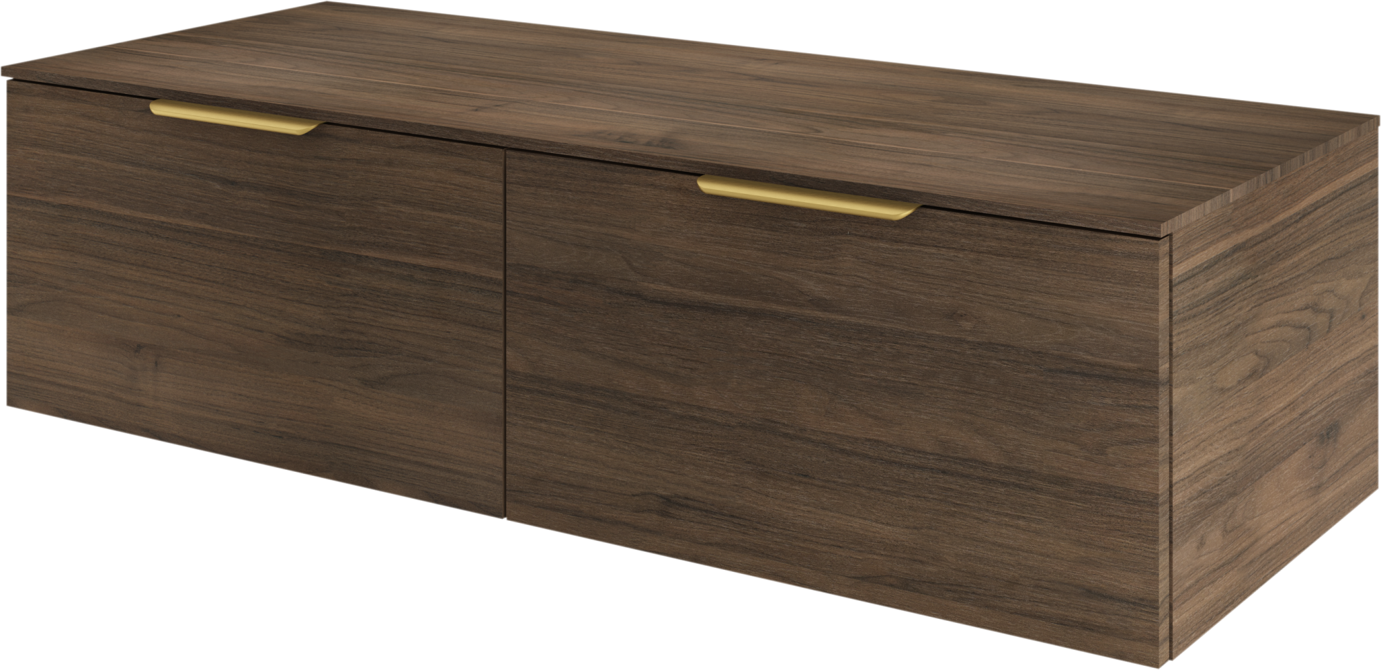 Mueble de baño Neo decoración nogal 120 x 48 cm | Leroy Merlin