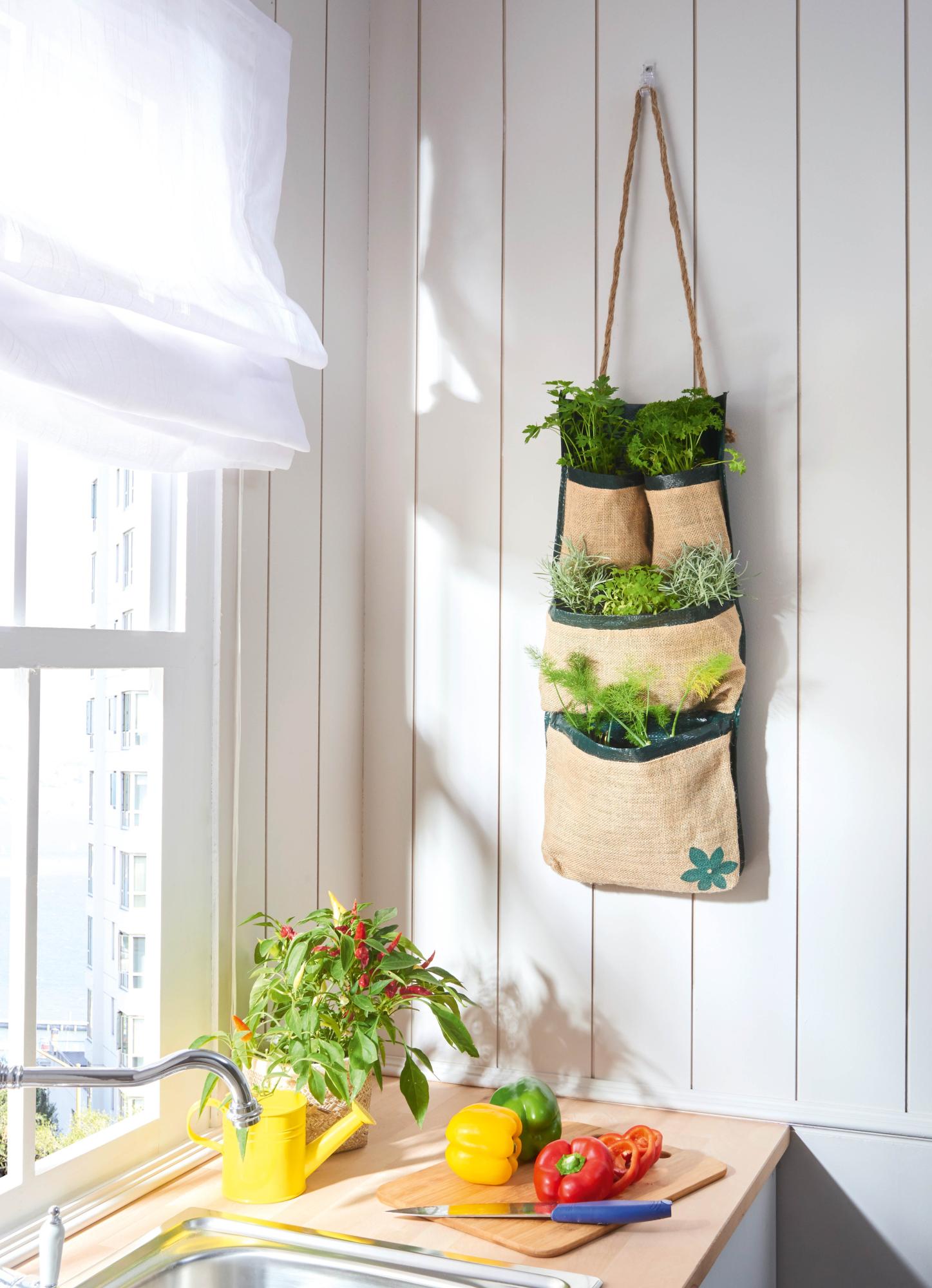 Jardín vertical artificial Yute Wall 68x31 cm | Leroy Merlin