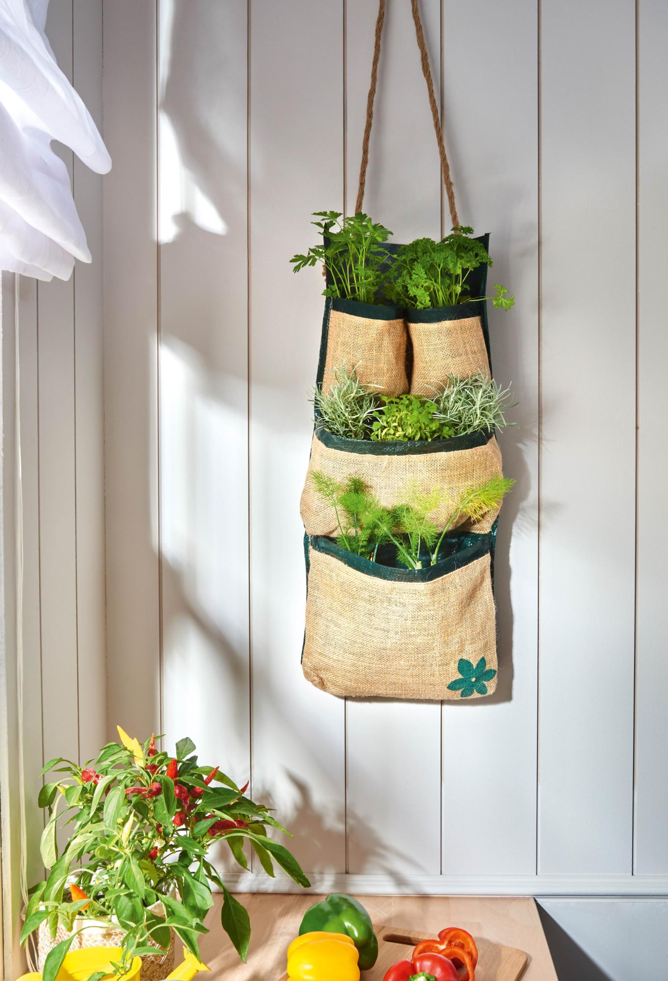 Jardín vertical artificial Yute Wall 68x31 cm | Leroy Merlin