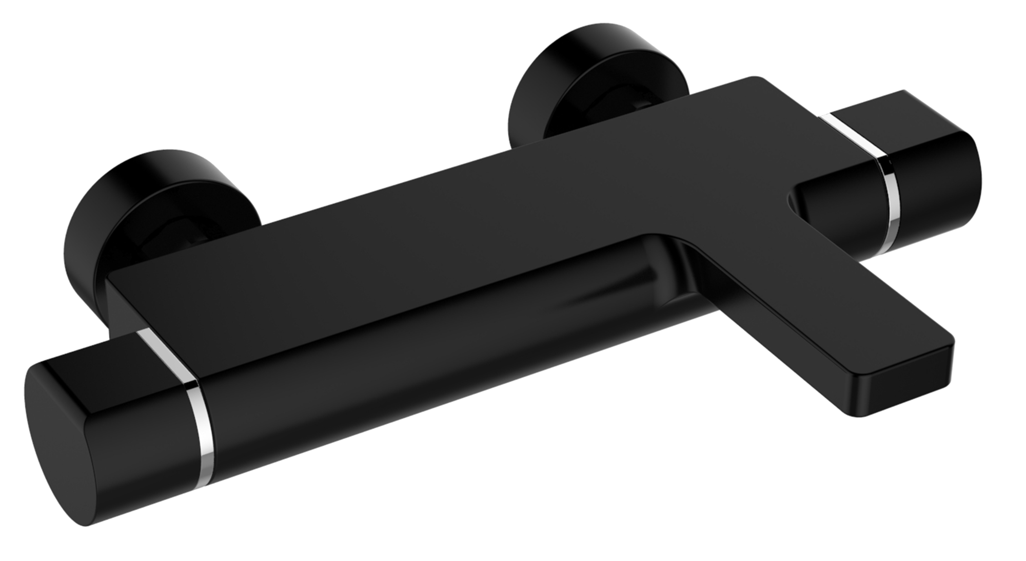 Grifo bañera bimando SENSEA Neo negro | Leroy Merlin