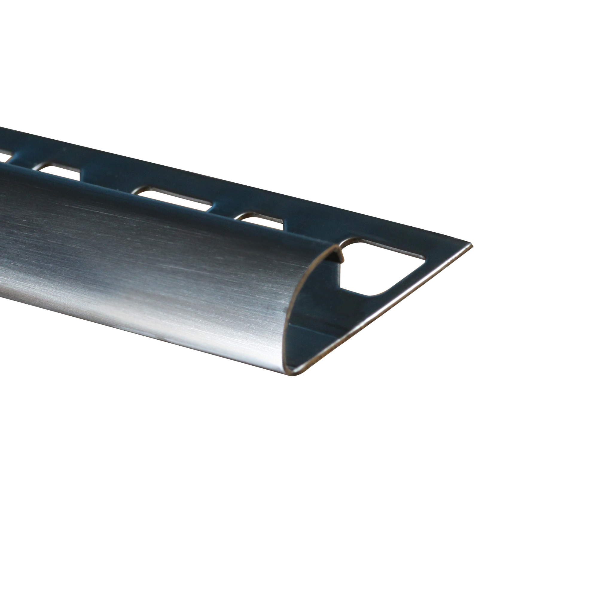 Perfil de ángulo interno de acero inoxidable 1.23x250 cm gris | Leroy ...