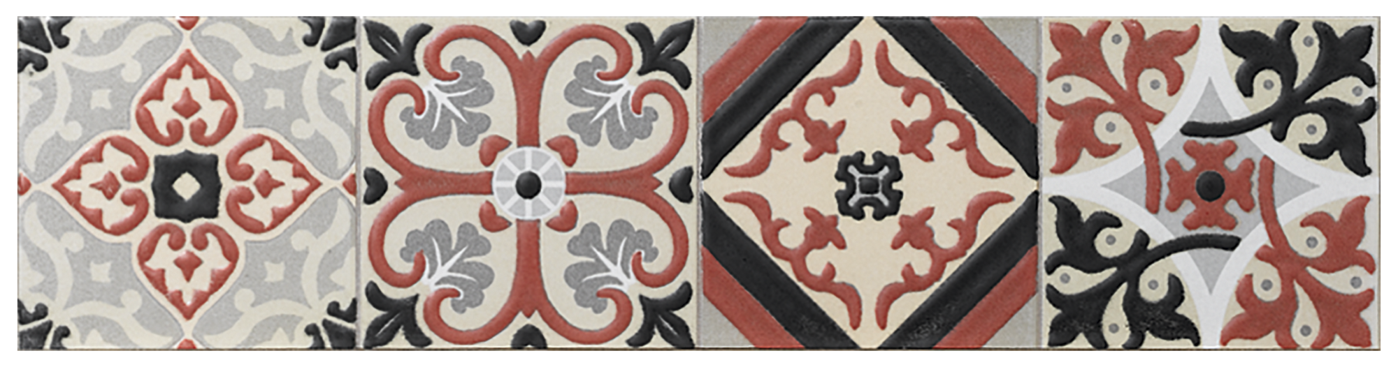 Cenefa Serie Hidraulico 7,5X30 cerámica esmaltada | Leroy Merlin