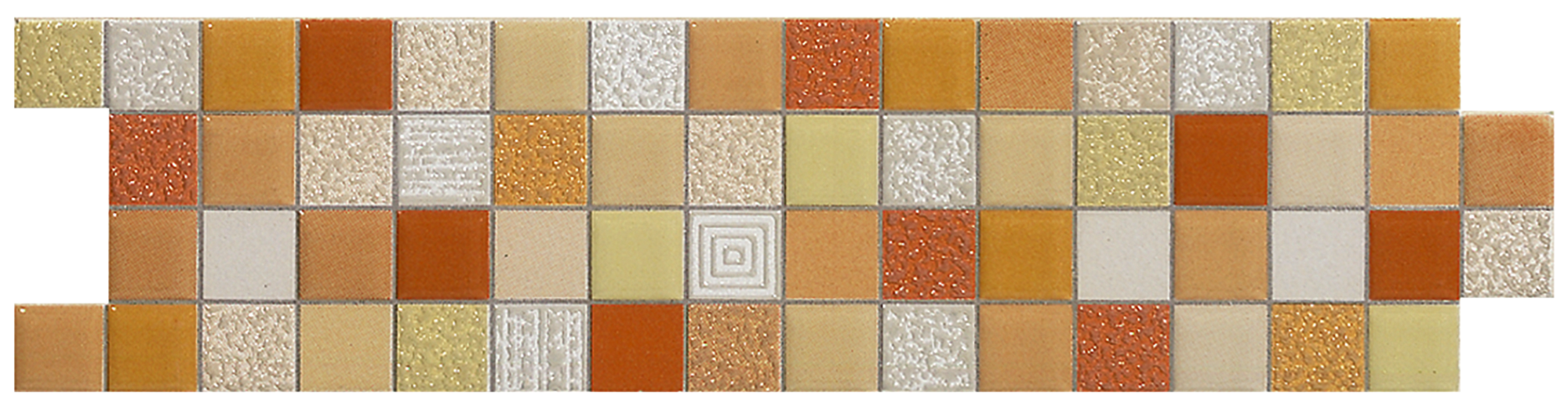 Cenefa Serie Sin Fin Geo 6,5X25 cerámica esmaltada | Leroy Merlin