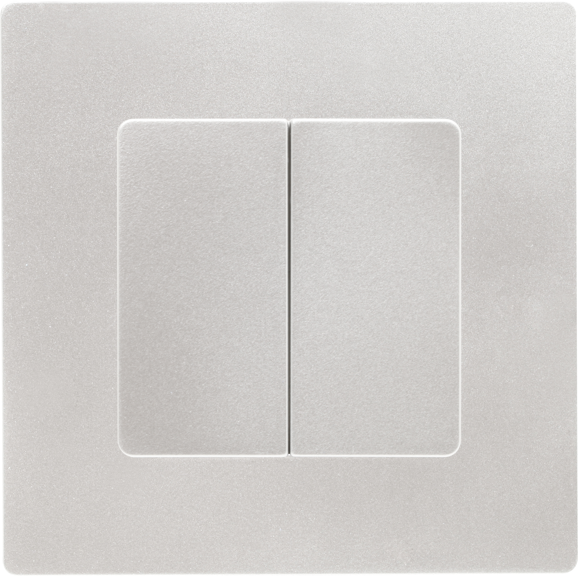 Pack de interruptor y marco LEXMAN Color plata | Leroy Merlin