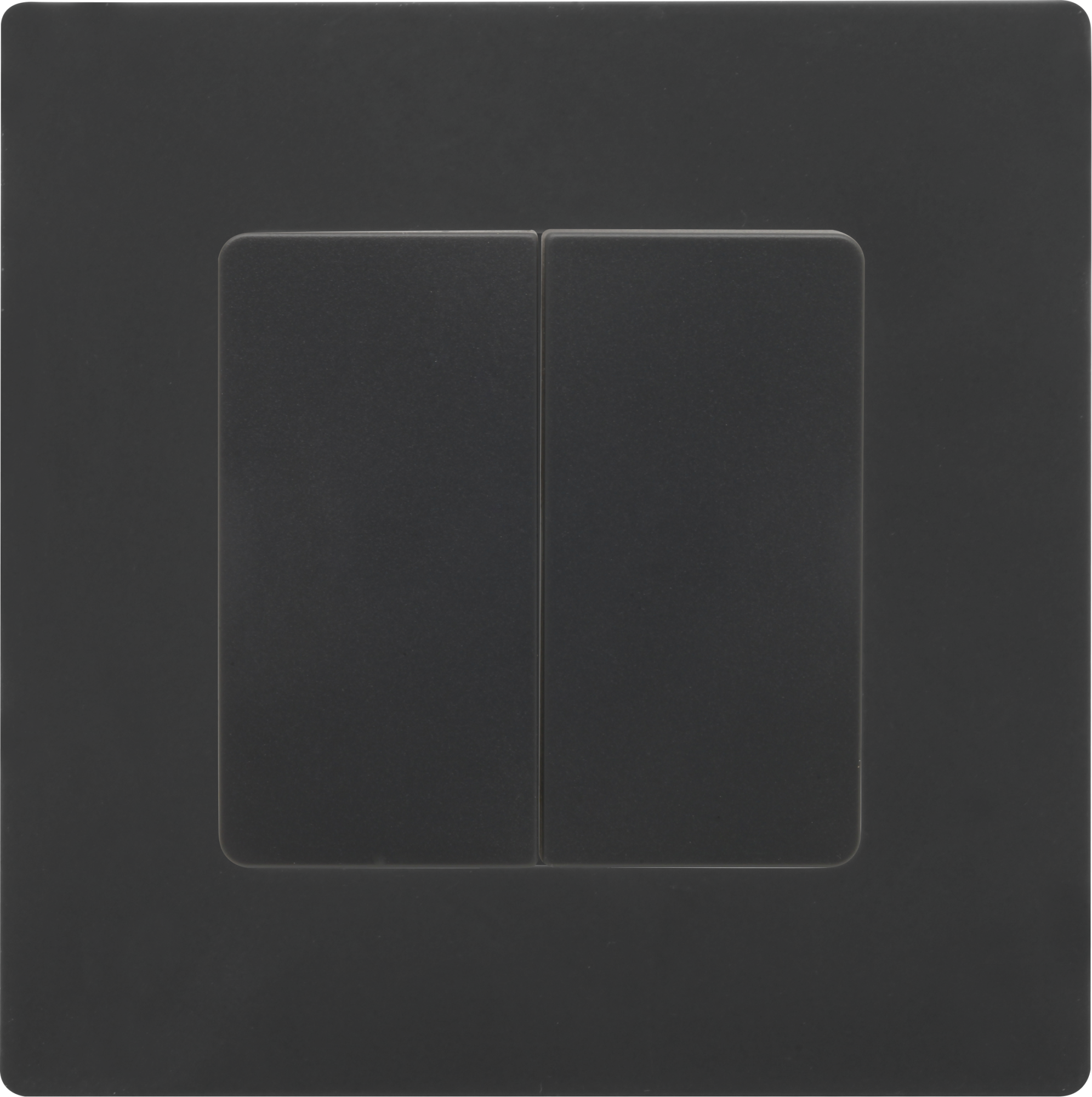 Pack de interruptor doble y marco LEXMAN Color gris | Leroy Merlin