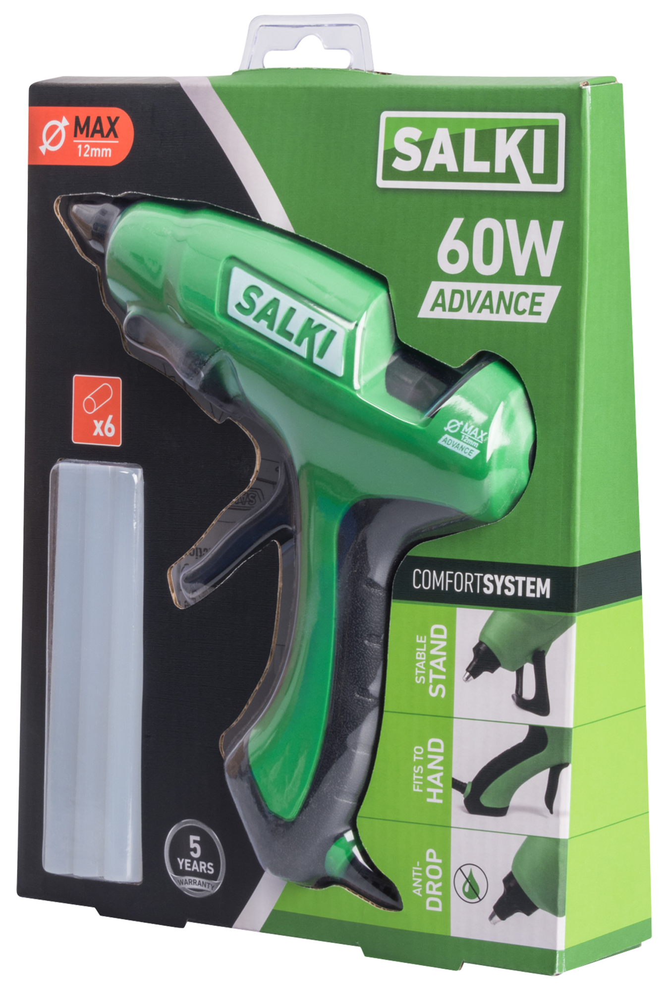 Pistola termo encoladora SALKI de 60 w | Leroy Merlin