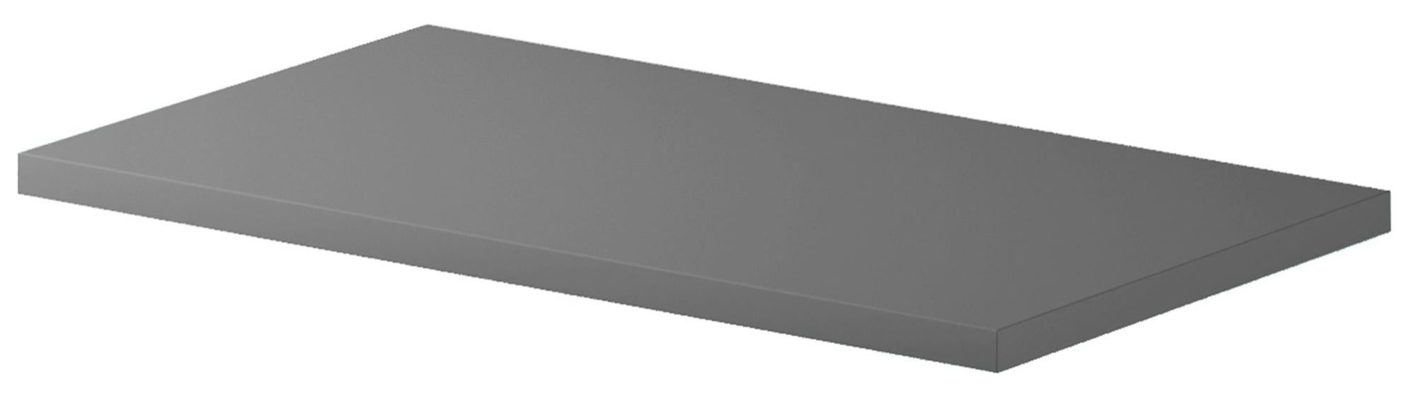 Encimera lavabo Amazonia Laca Gris Antracita 61x2.6x46 cm | Leroy Merlin