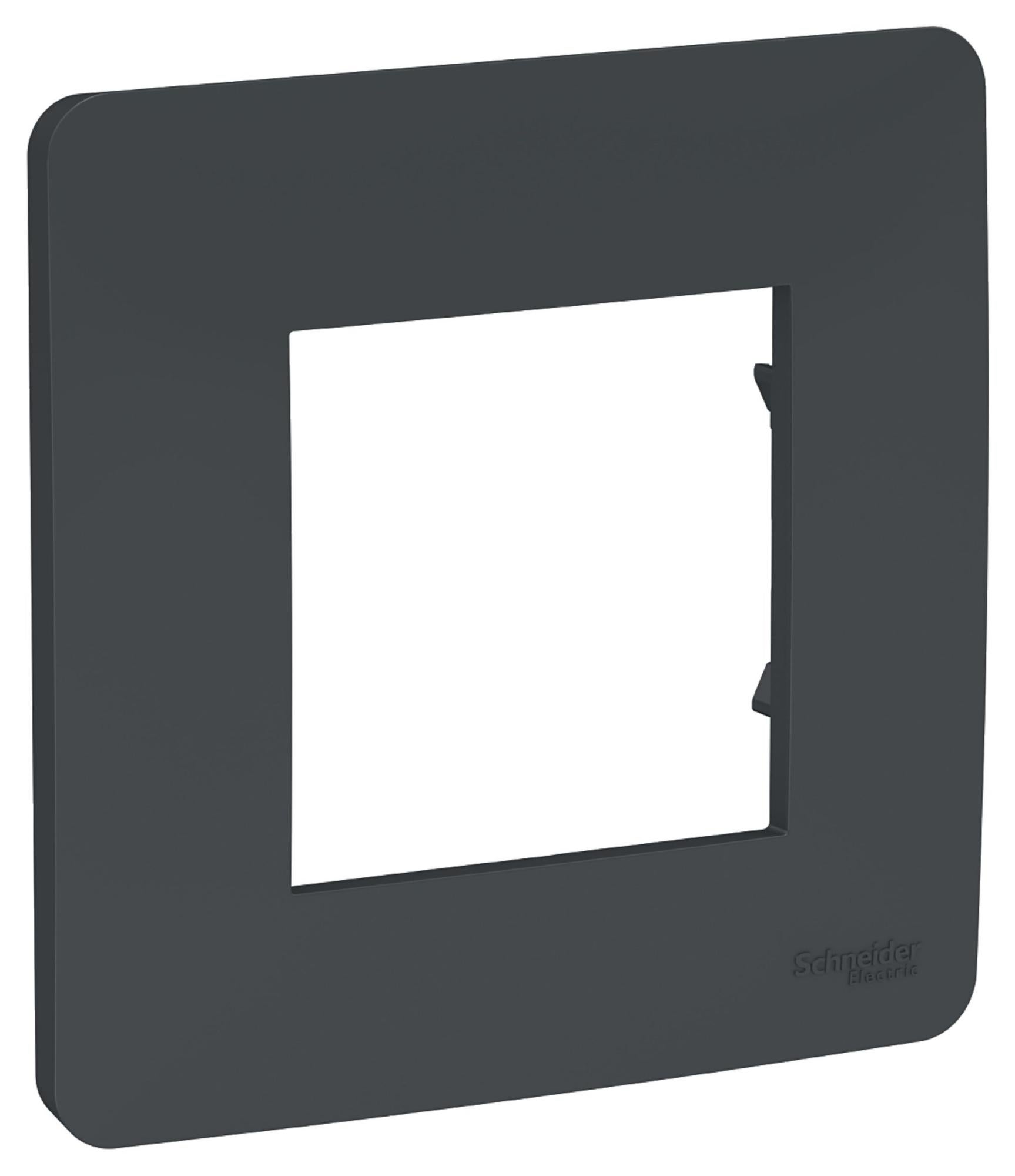 Marco individual SCHNEIDER New Unica Studio antracita | Leroy Merlin