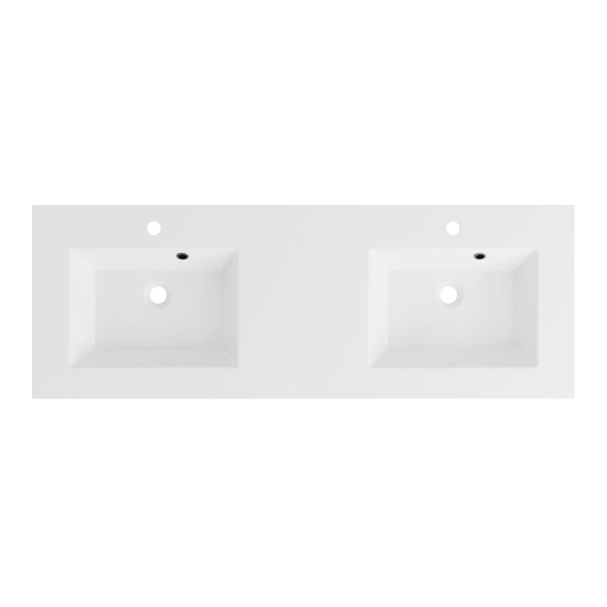 Lavabo Modern blanco 136x11x48 cm | Leroy Merlin