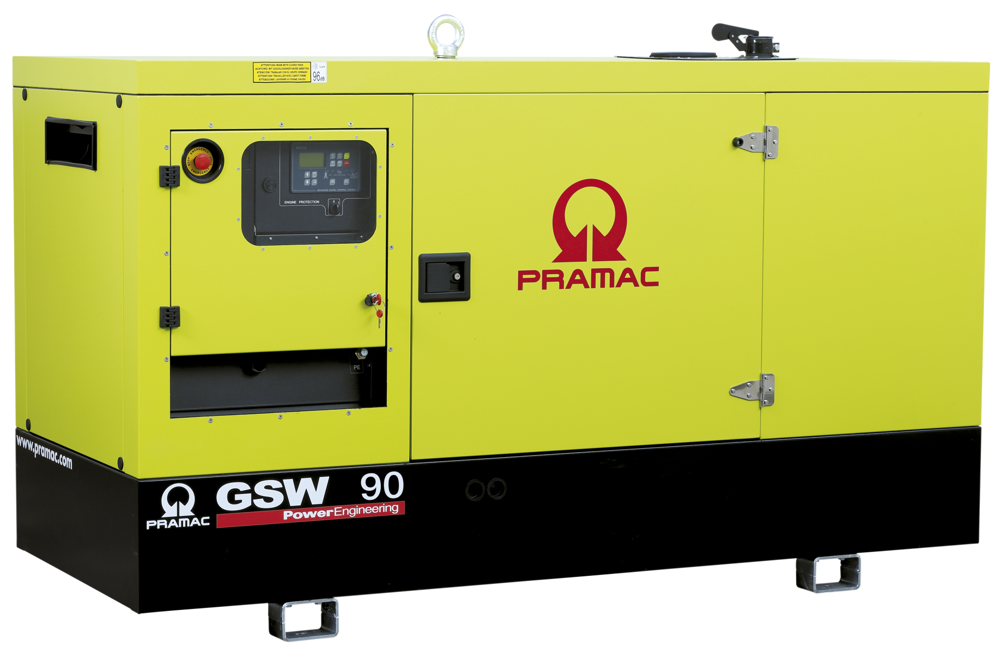 Grupo electrógeno PRAMAC Generador Pramac Gsw90I Automático diésel de ...