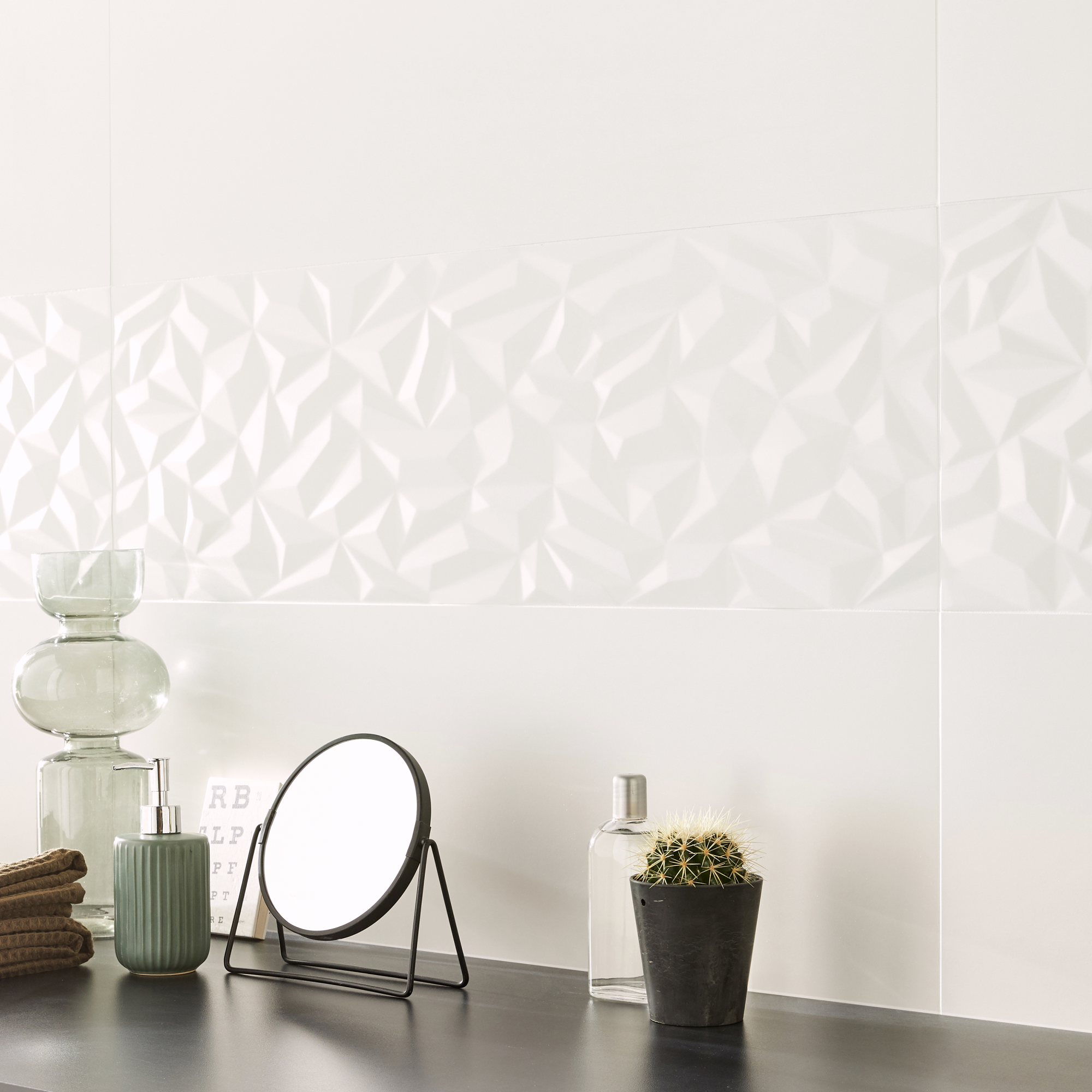 Azulejo porcelánico arctic efecto blanco 40x120 cm artens - Elmandela