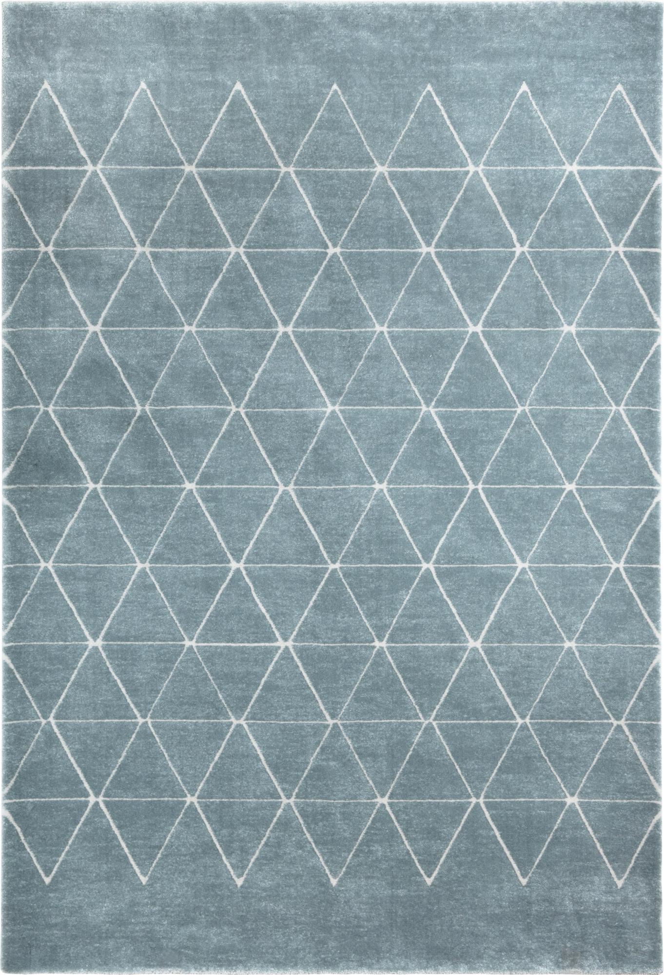 Alfombra polipropileno Vegas azul 200x140cm | Leroy Merlin