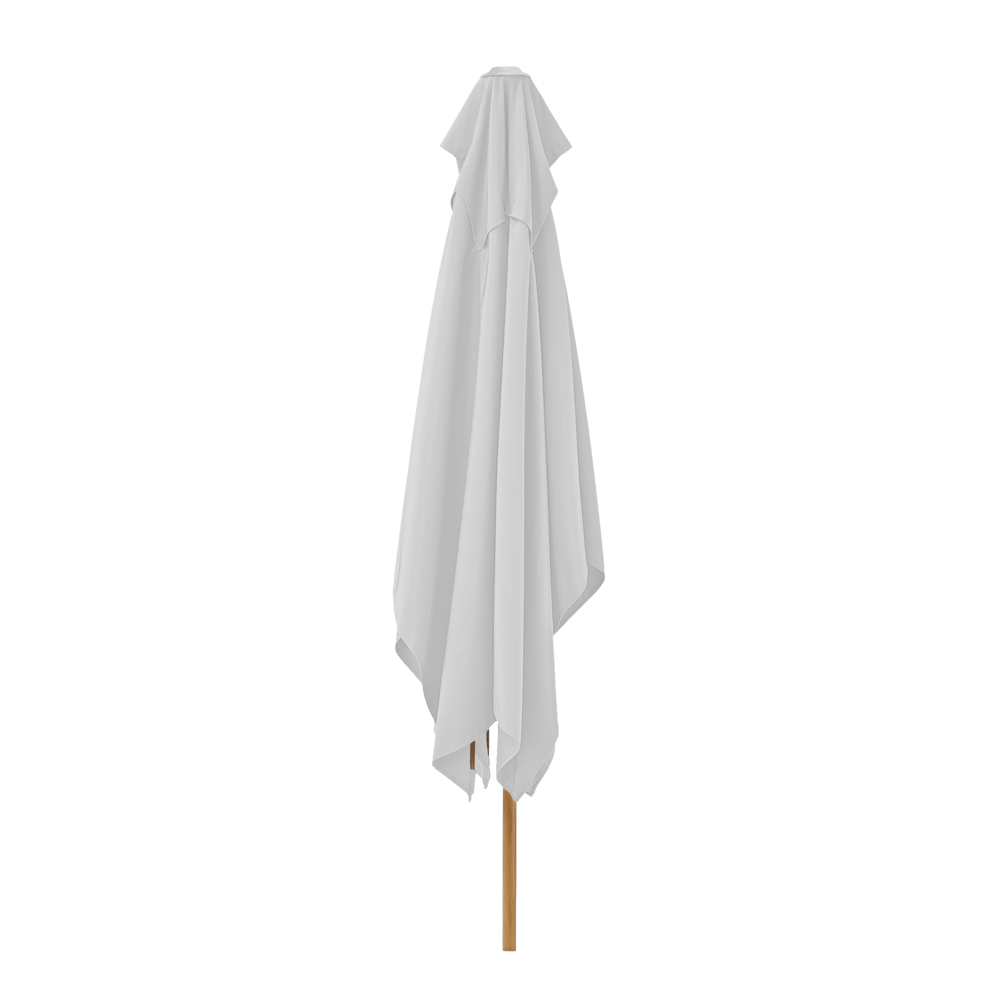 Parasol rectangular de aluminio / acero NATERIAL Agora blanco 194x300 ...