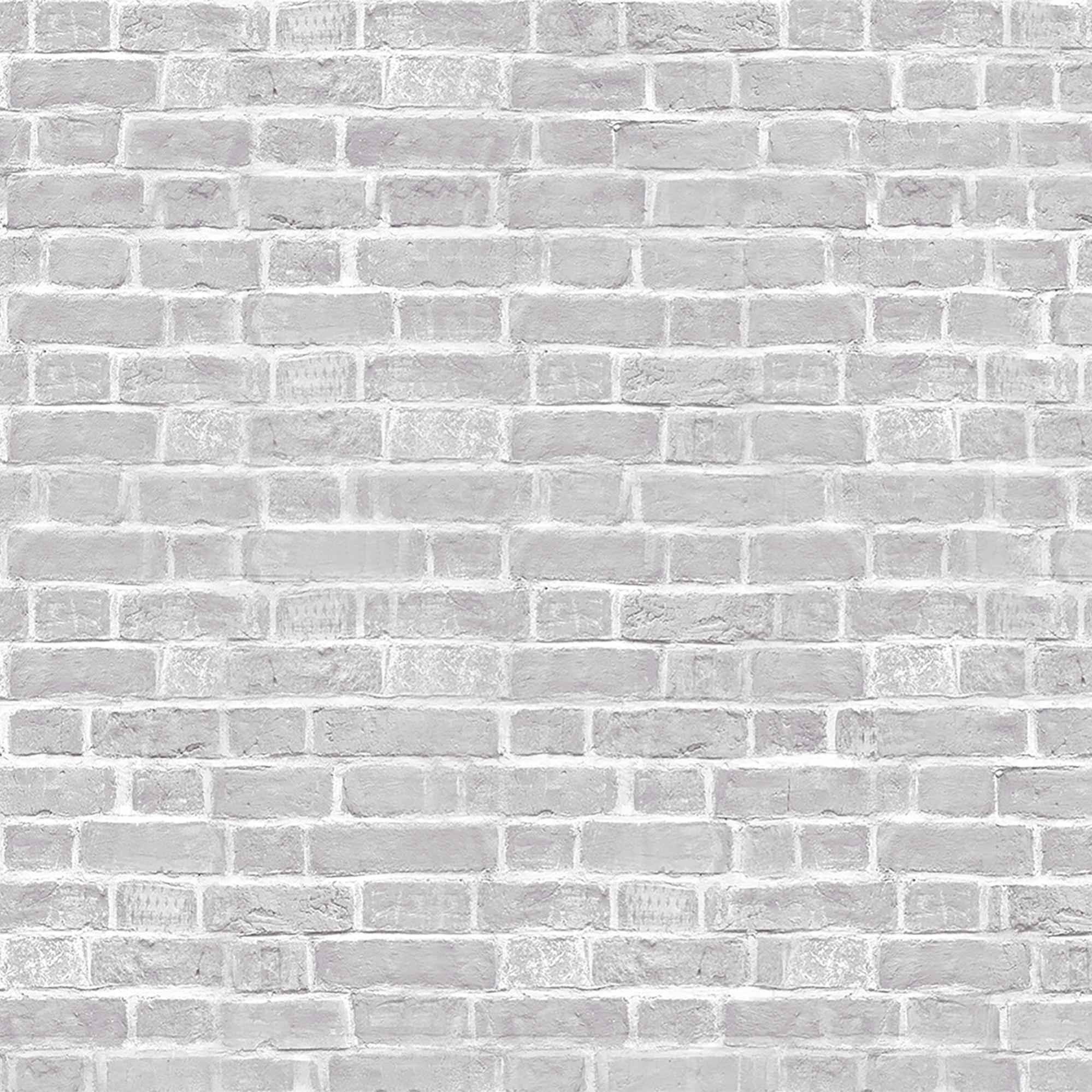 Revestimiento adhesivo mural gris / plata Brick de1 x 2m | Leroy Merlin