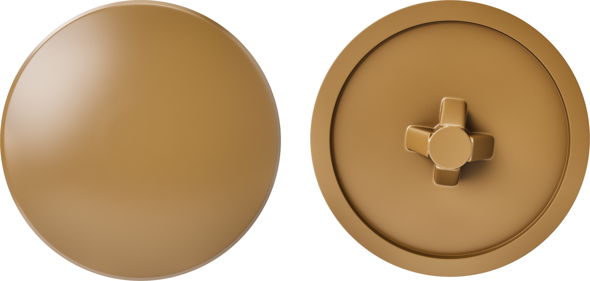 40 embellecedor para tornillos PZ2 / PH2 en color marrón claro | Leroy ...