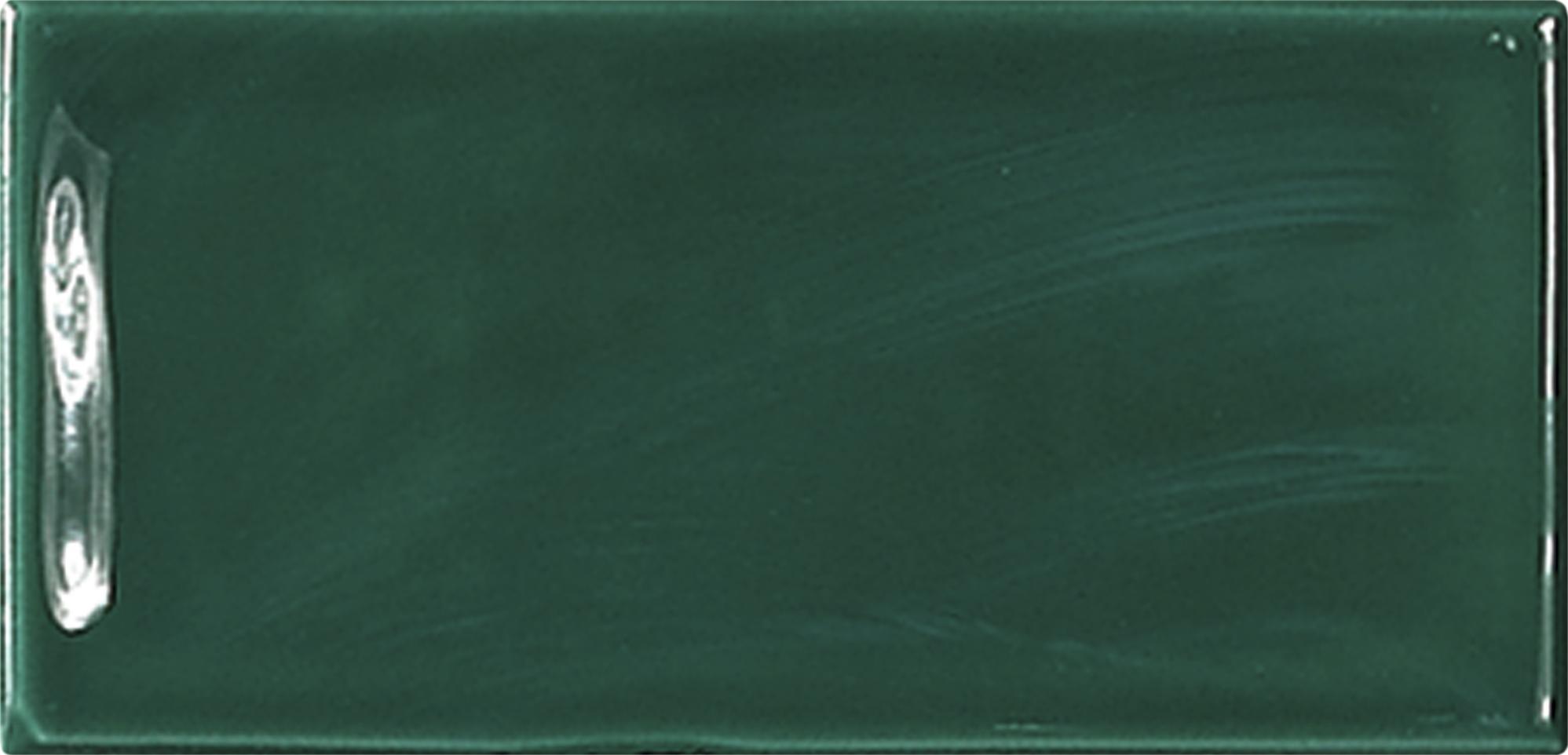 Azulejo efecto relieve verde brillante 7.5x15 cm Glamour | Leroy Merlin