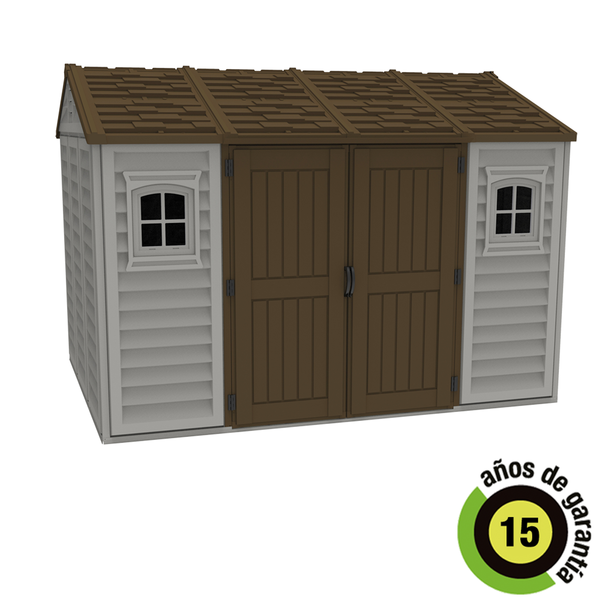 Caseta de PVC Apex 10,5X8 de 326.2x234.4x249.4 cm y 8.13 m2 | Leroy Merlin