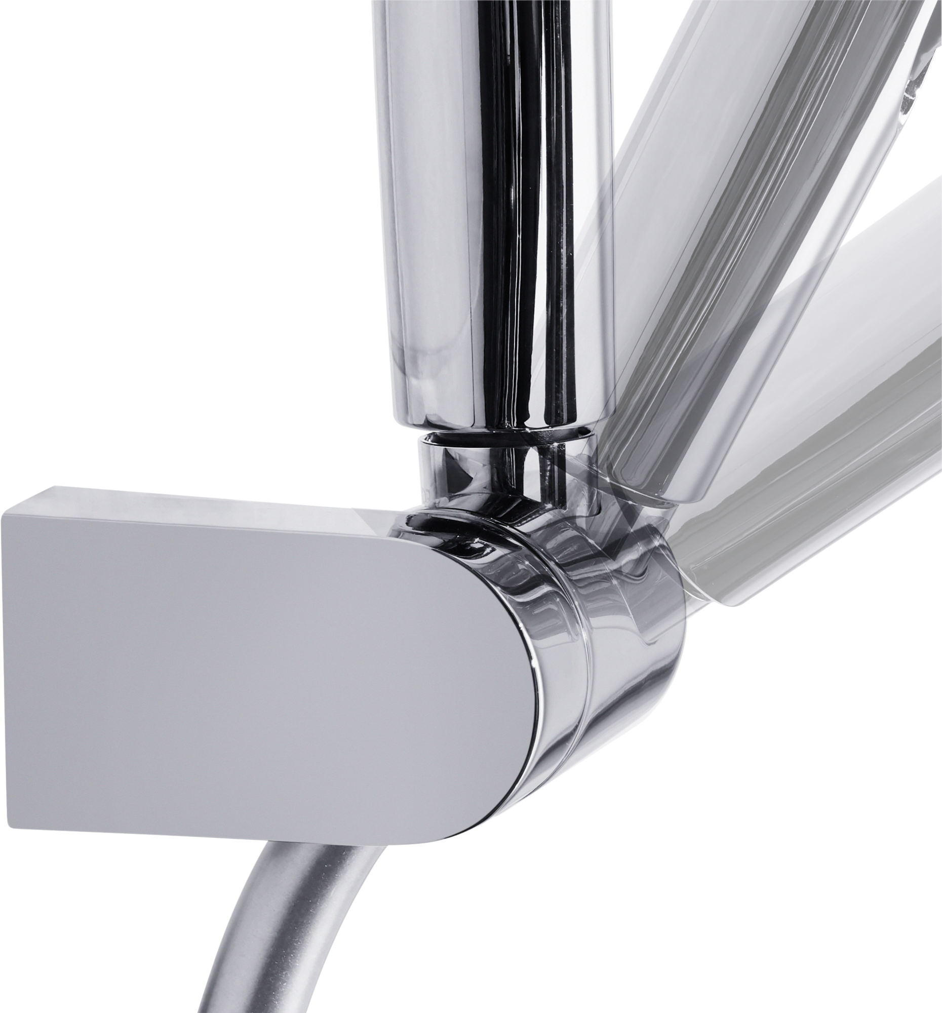 Alcachofa de ducha + flexo + soporte SENSEA Cinco cromado con 5 ...