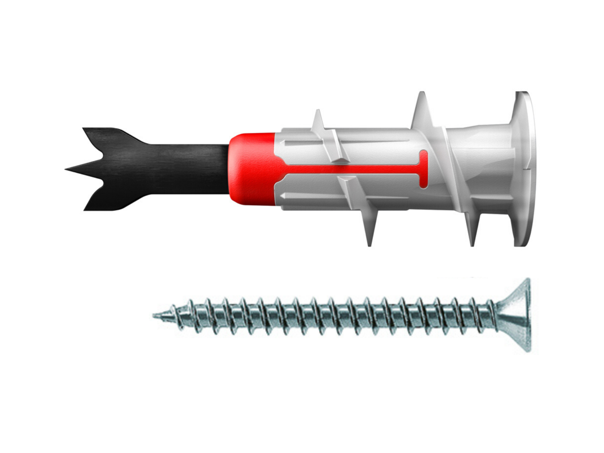 6 tacos para cualquier tipo de pared de nailon de 45.0 mm y 10 mm de ø ...