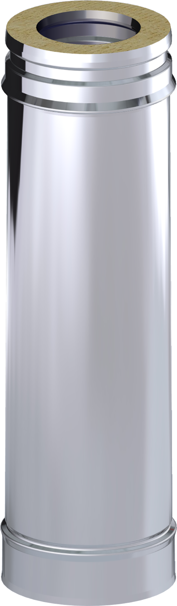 Conducto de humos de acero inoxidable de 100 de diámetro | Leroy Merlin