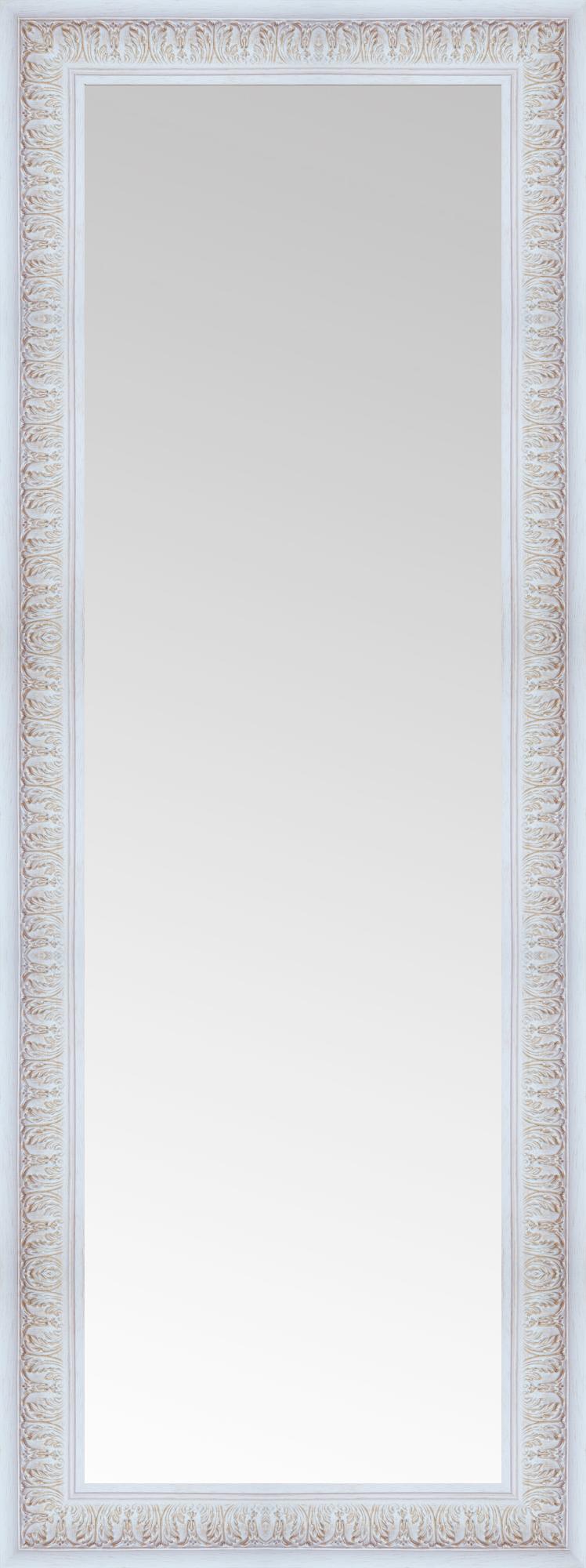 Espejo enmarcado rectangular Inca blanco 149 x 59 cm | Leroy Merlin