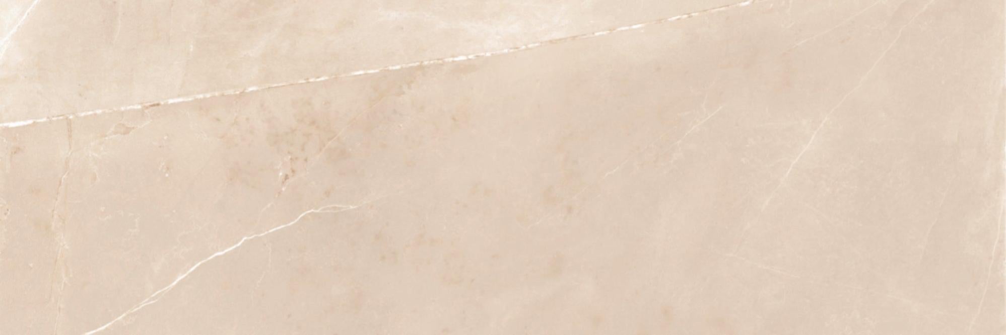 Azulejo efecto mármol beige mate 30x90 cm Emérita | Leroy Merlin
