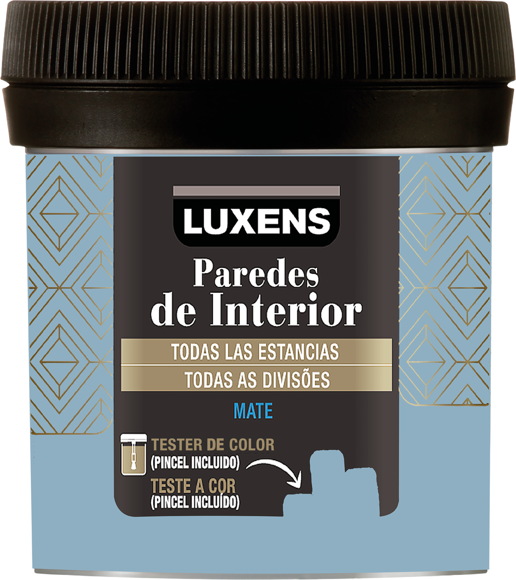 Tester de pintura LUXENS SIGNATURE mate Fjord 4 75 ml | Leroy Merlin