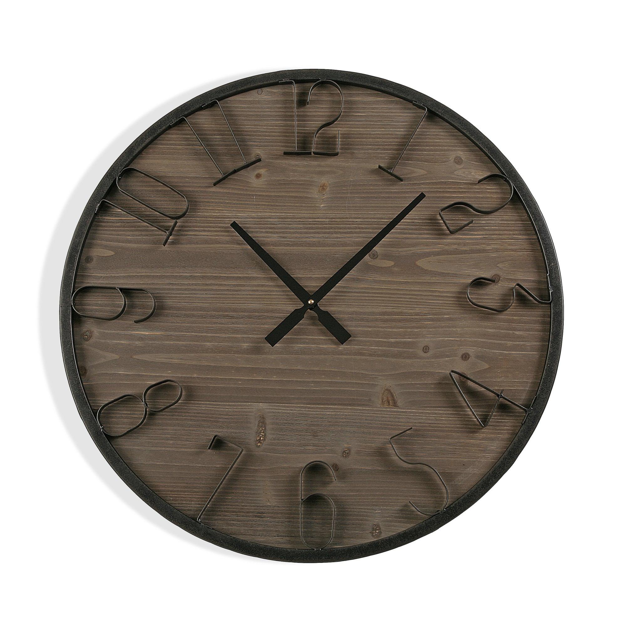 Reloj de pared Madera 60 cm | Leroy Merlin