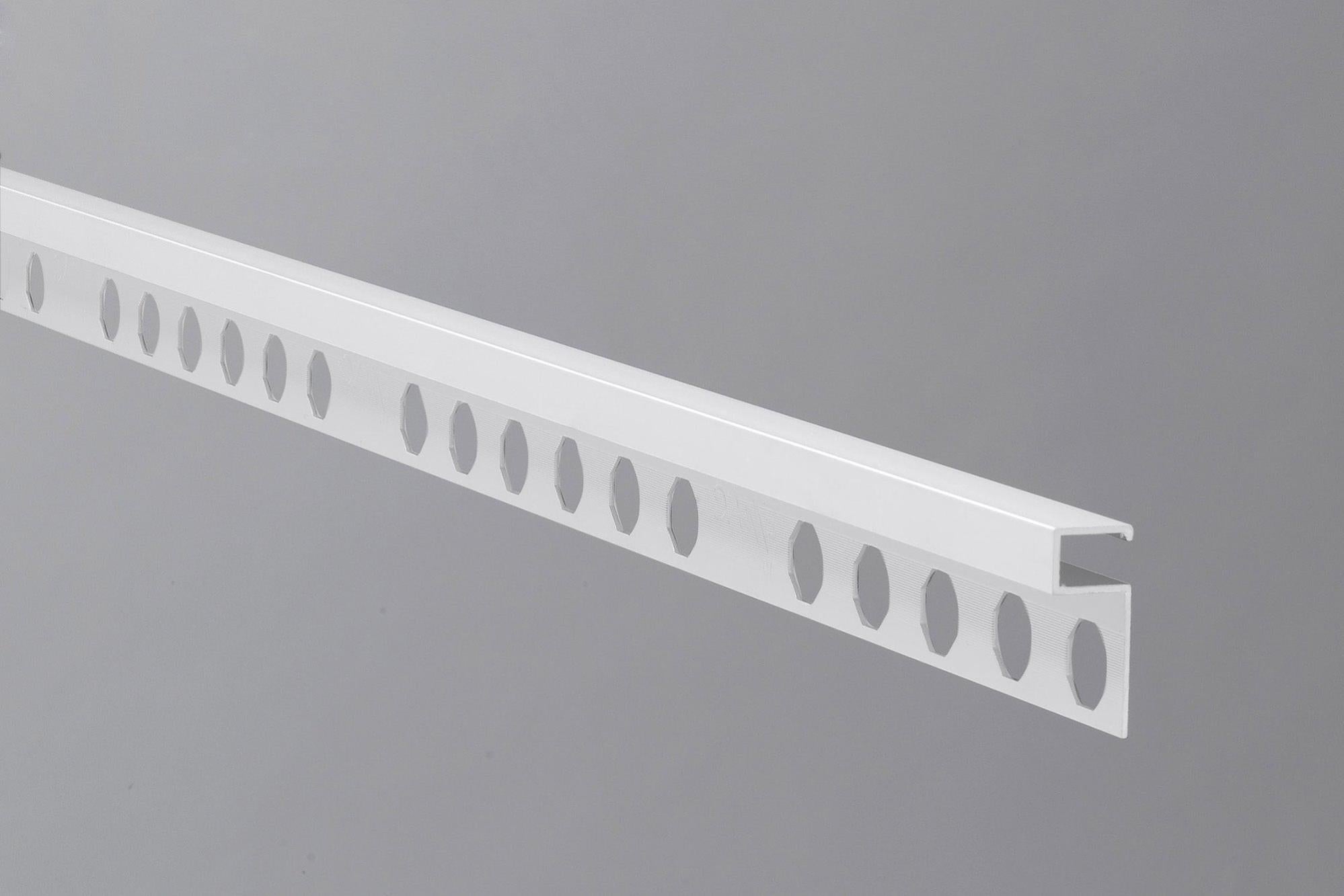 Listelo de aluminio 1x255 cm blanco | Leroy Merlin