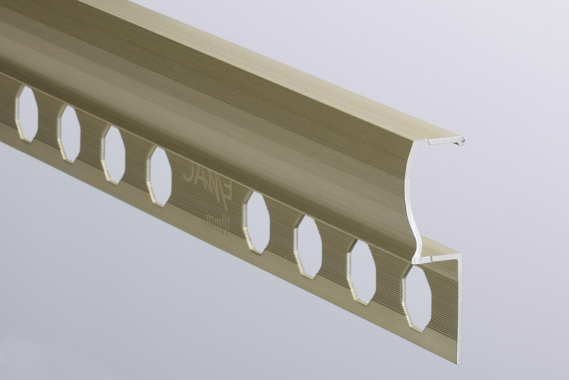 Listelo de aluminio 1.2x255 cm beige | Leroy Merlin