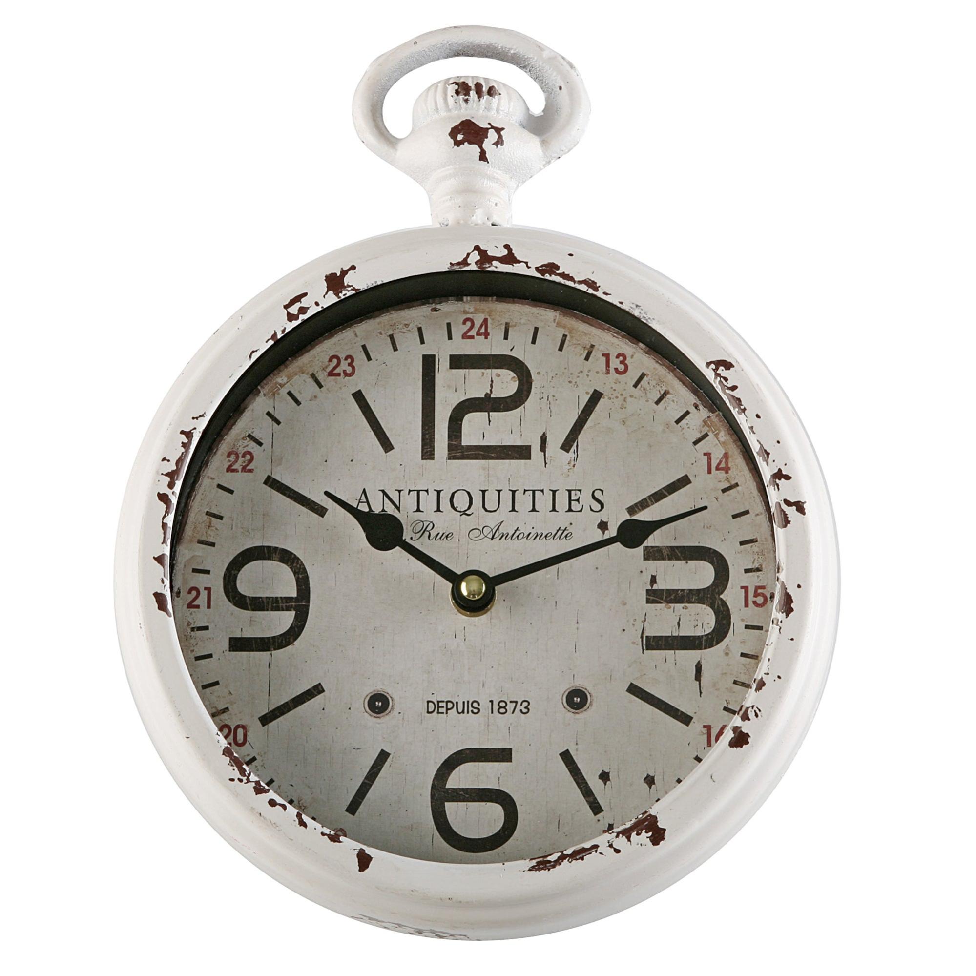 Reloj redondo blanco de 22 cm | Leroy Merlin