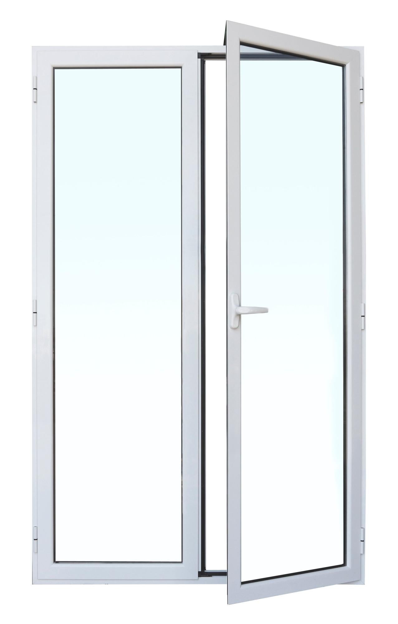 Balconera aluminio ARTENS blanca practicable 130x210cm | Leroy Merlin
