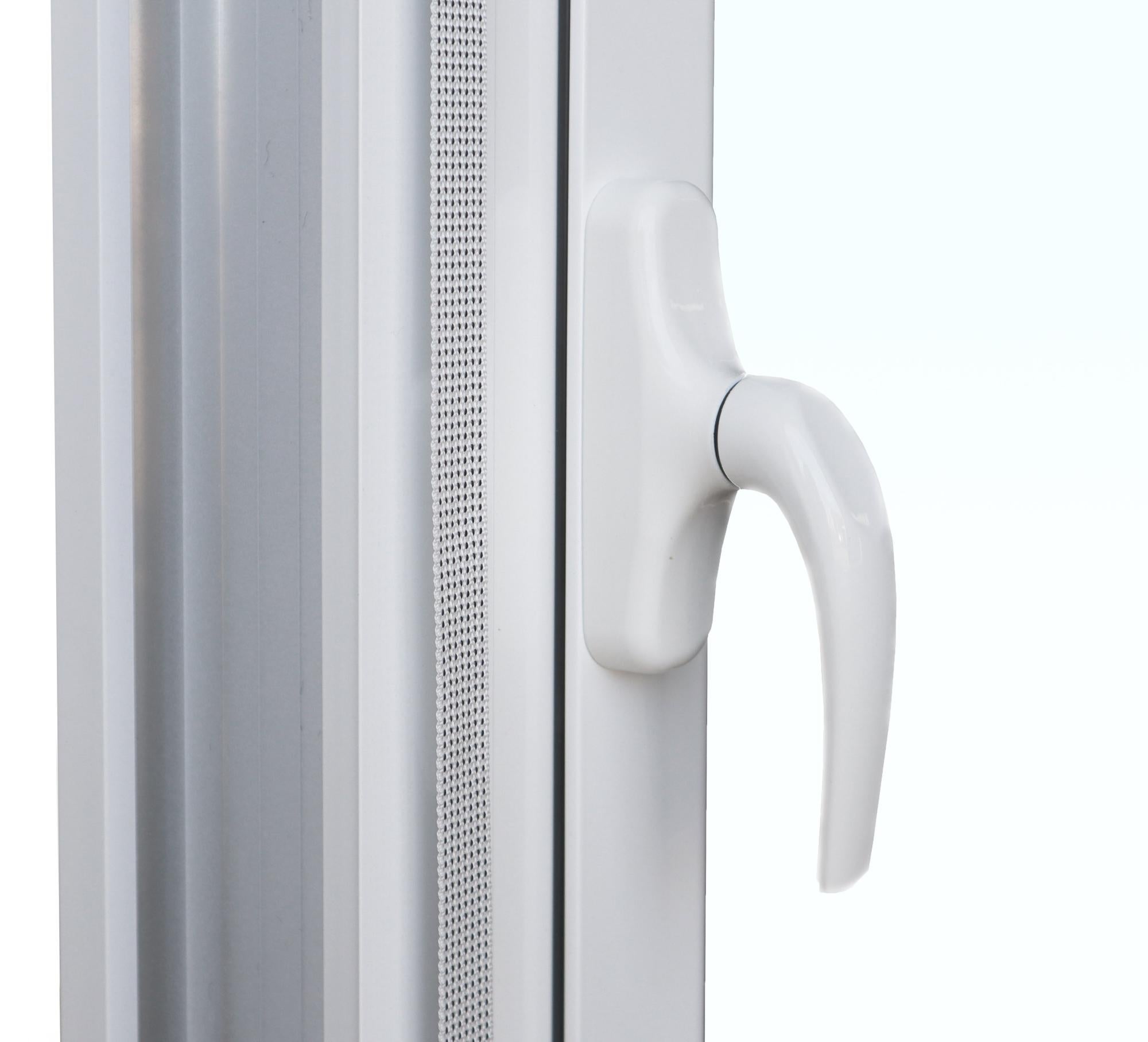 Balconera aluminio ARTENS practicable con persiana de 90x229cm | Leroy ...