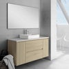 Mueble de baño con lavabo Moon roble 120x45 cm | Leroy Merlin