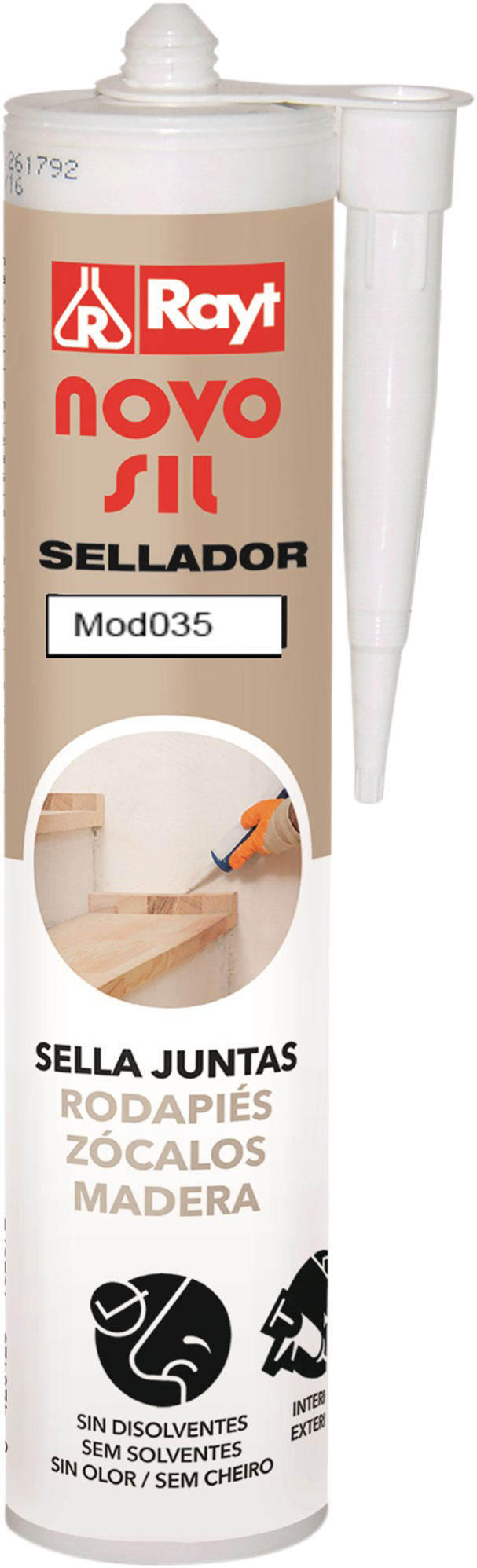 Sellador Novosil Rodapiés MOD40 300ml | Leroy Merlin