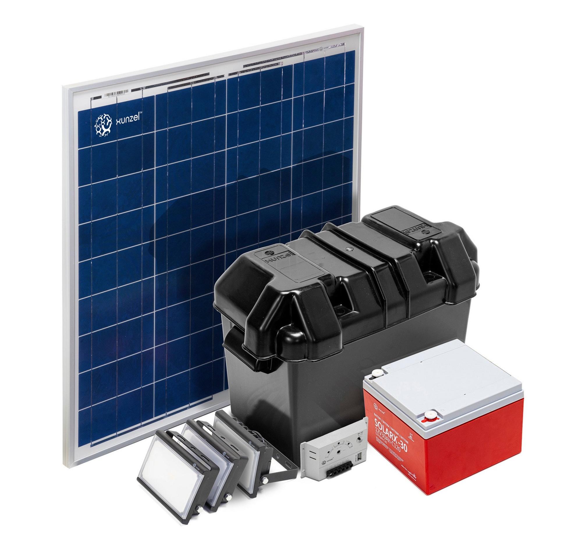Kit Solar de Iluminación LED de alta eficiencia SOLARLIFE-XUNZEL-G60 ...